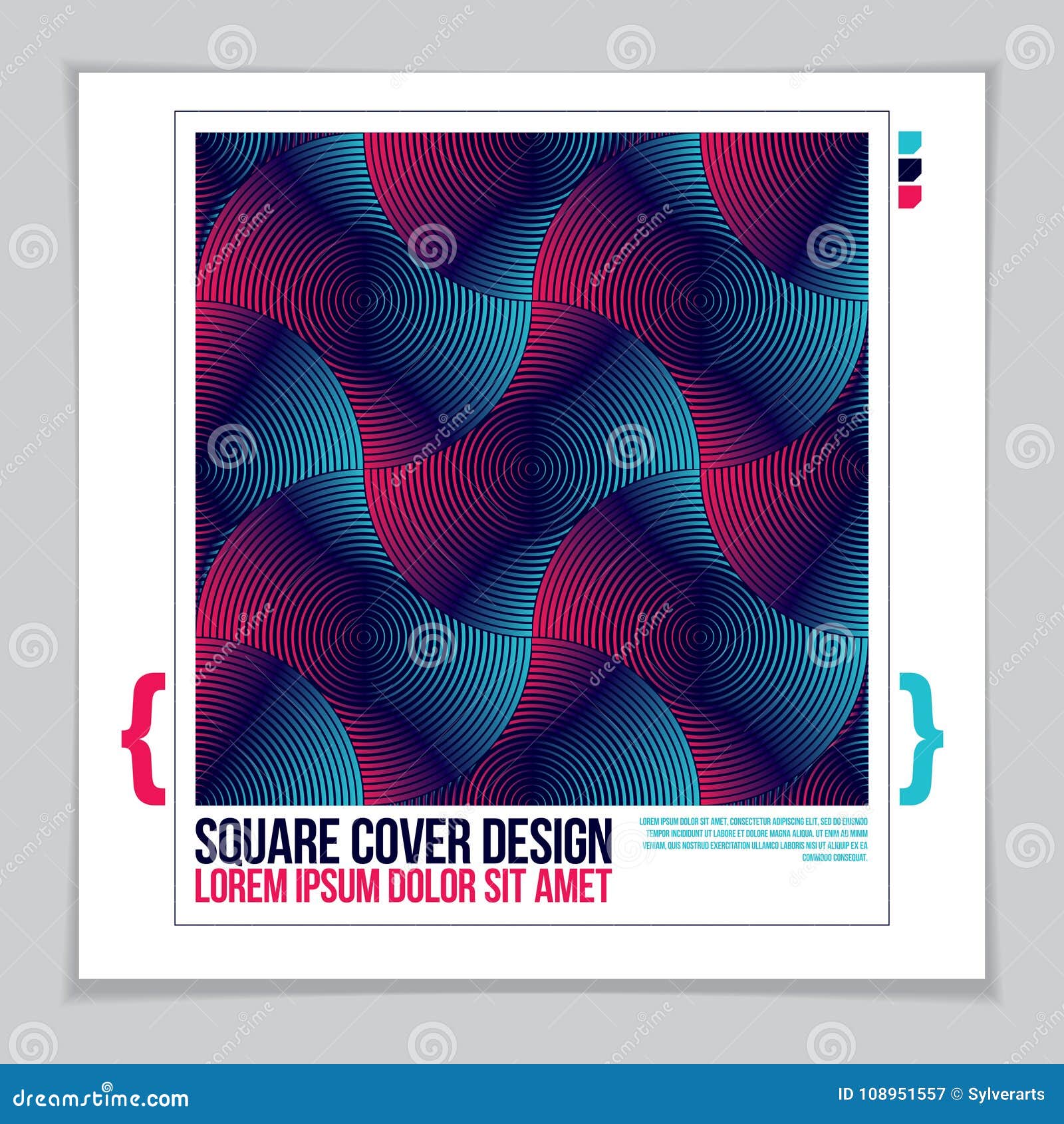 Background for a Flyer with Geometric Pattern. Geometric Stock Vector ...