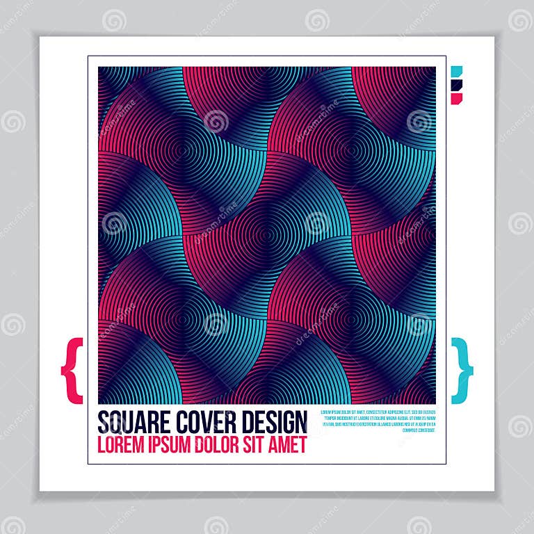 Background for a Flyer with Geometric Pattern. Geometric Stock Vector ...