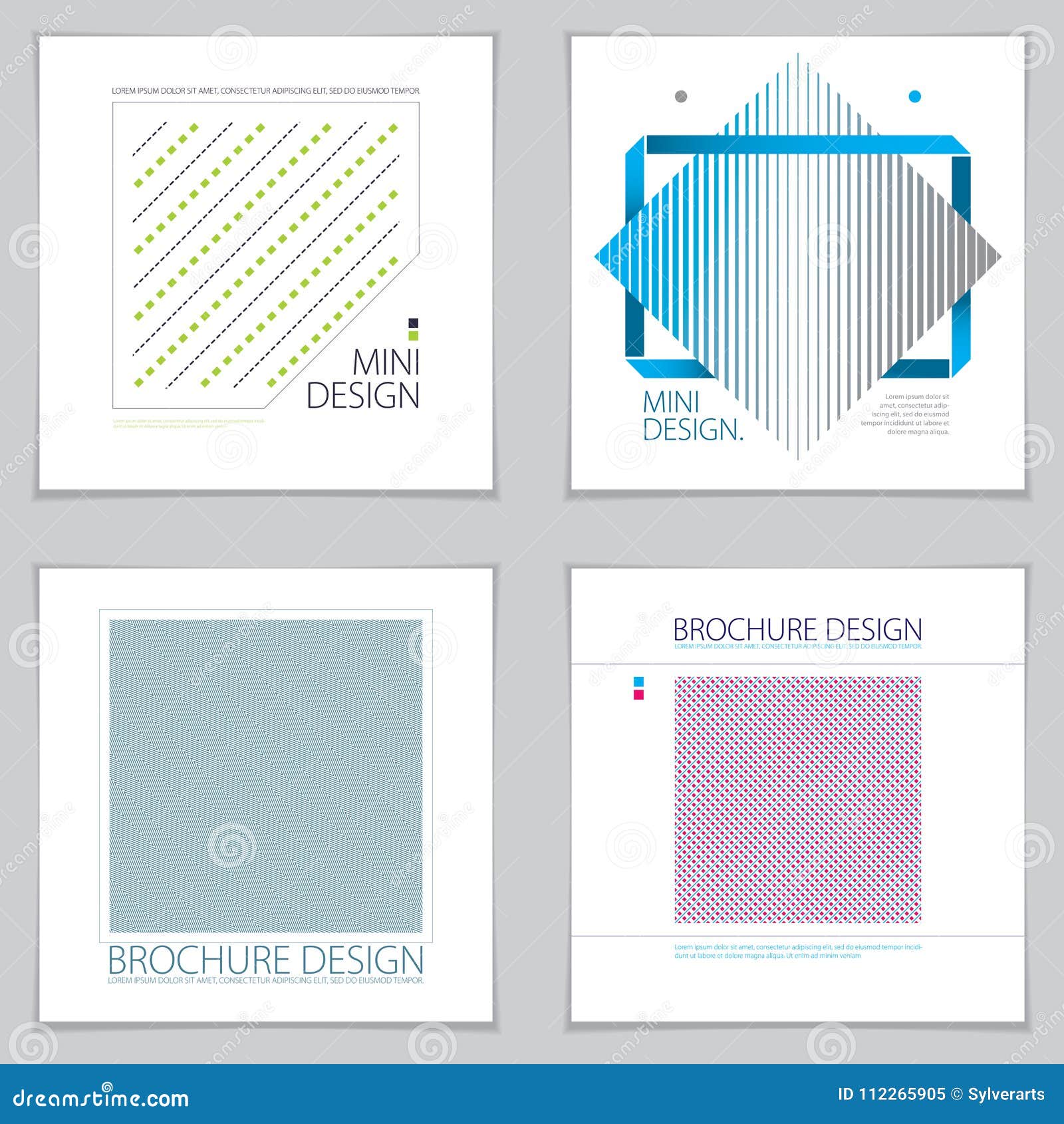 Background for a Flyers with Geometric Patterns. Vector Geometric ...