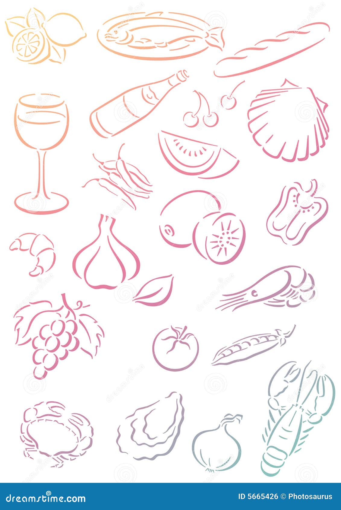 Gradient Food Stock Illustrations – 51,547 Gradient Food Stock ...