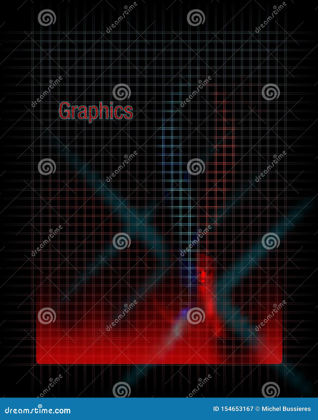 Abstract Decorative Grid with Color Stock Illustration - Illustration ...
