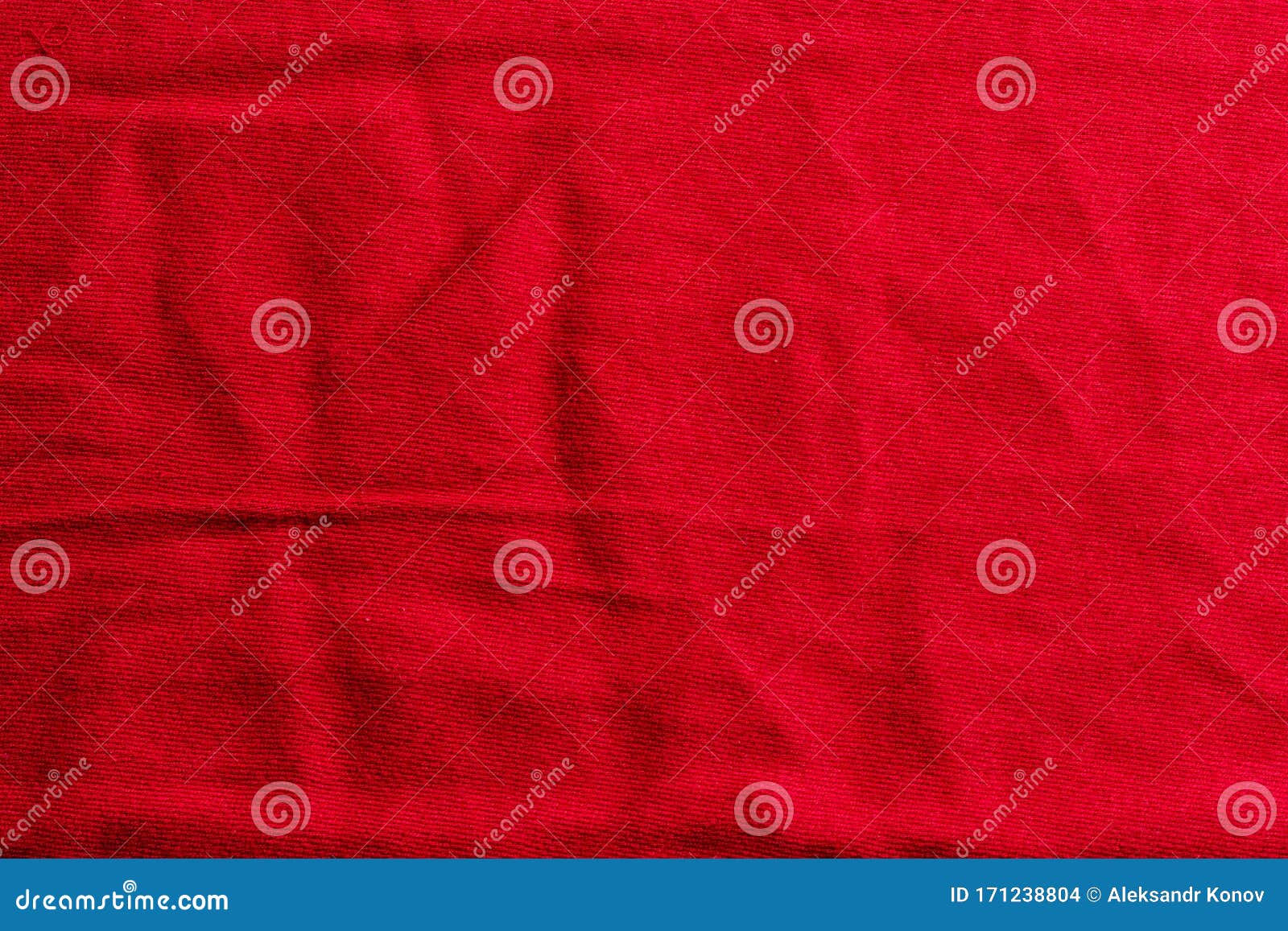 Background in the Form of Bright Red Crumpled Fabric Stock Photo ...