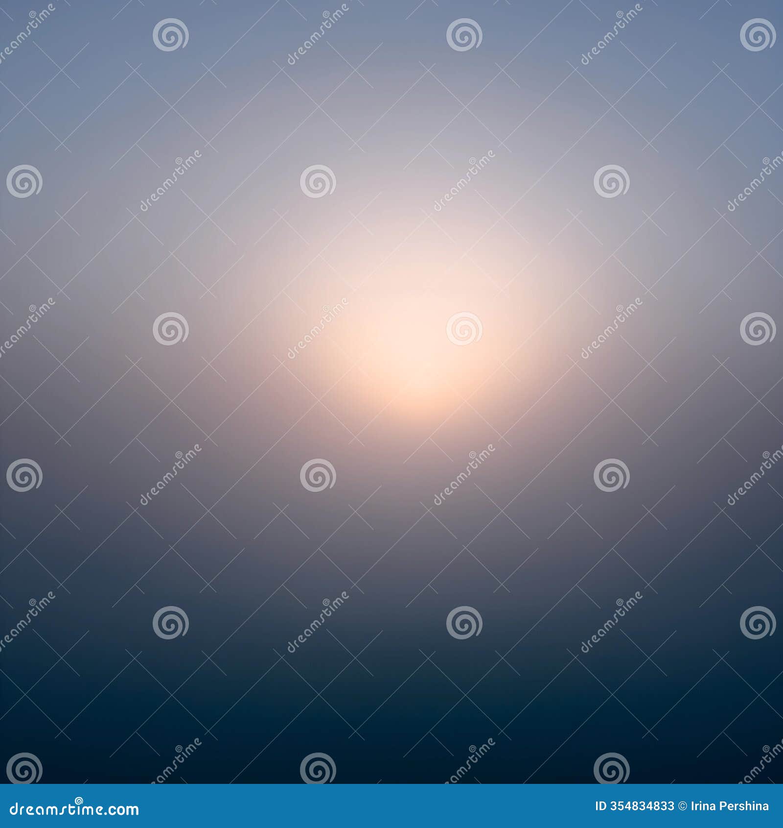 A Background in the Form of a Bright Sunset through Fog or a Light ...