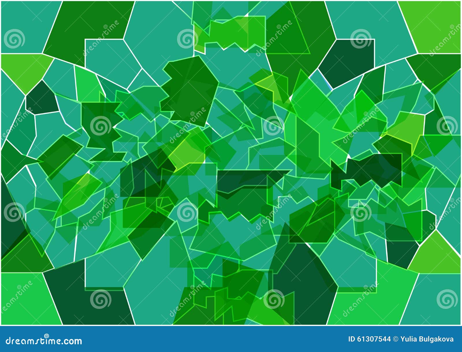 The Background in the Form of Broken Green Glass,stained Glass Stock ...