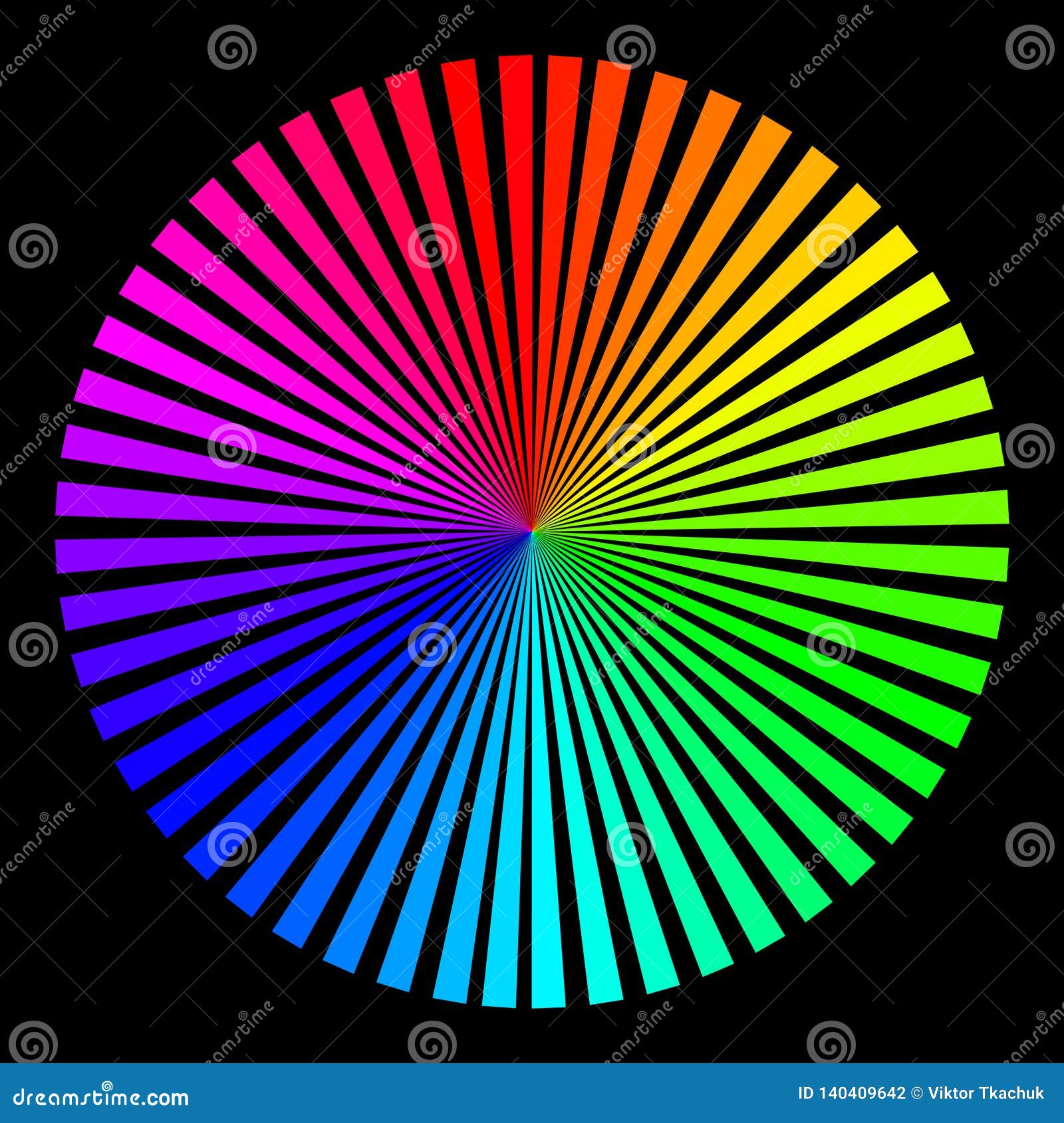 Background in the Form of a Colored Ball Stock Vector - Illustration of ...