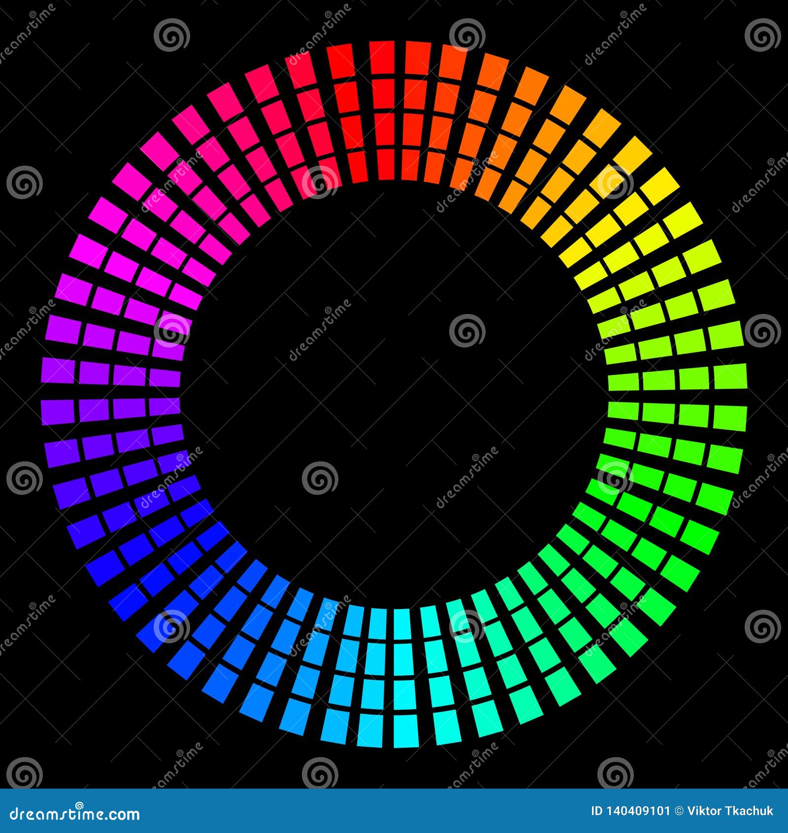 Background in the Form of Colored Rays in the Form of a Circle on a ...