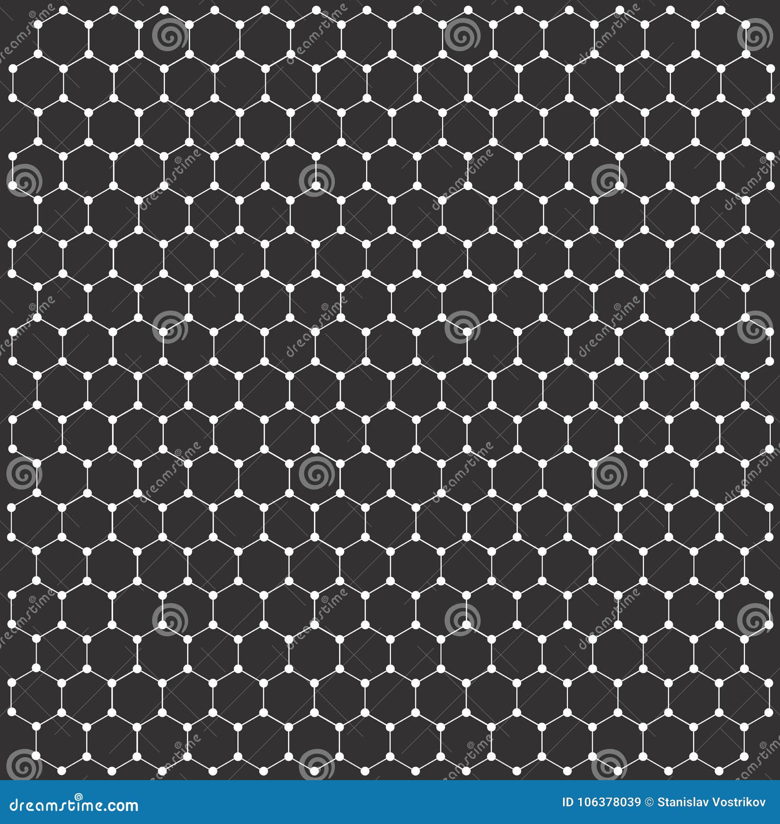 Hexagons Graphene Structure Stock Photo | CartoonDealer.com #17352636