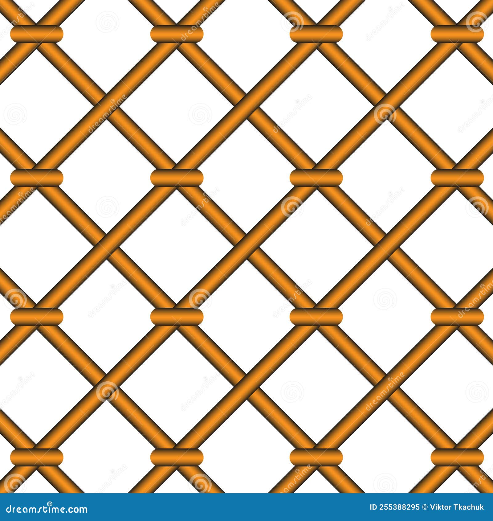 Background in the Form of a Metal Forged Lattice Stock Vector ...