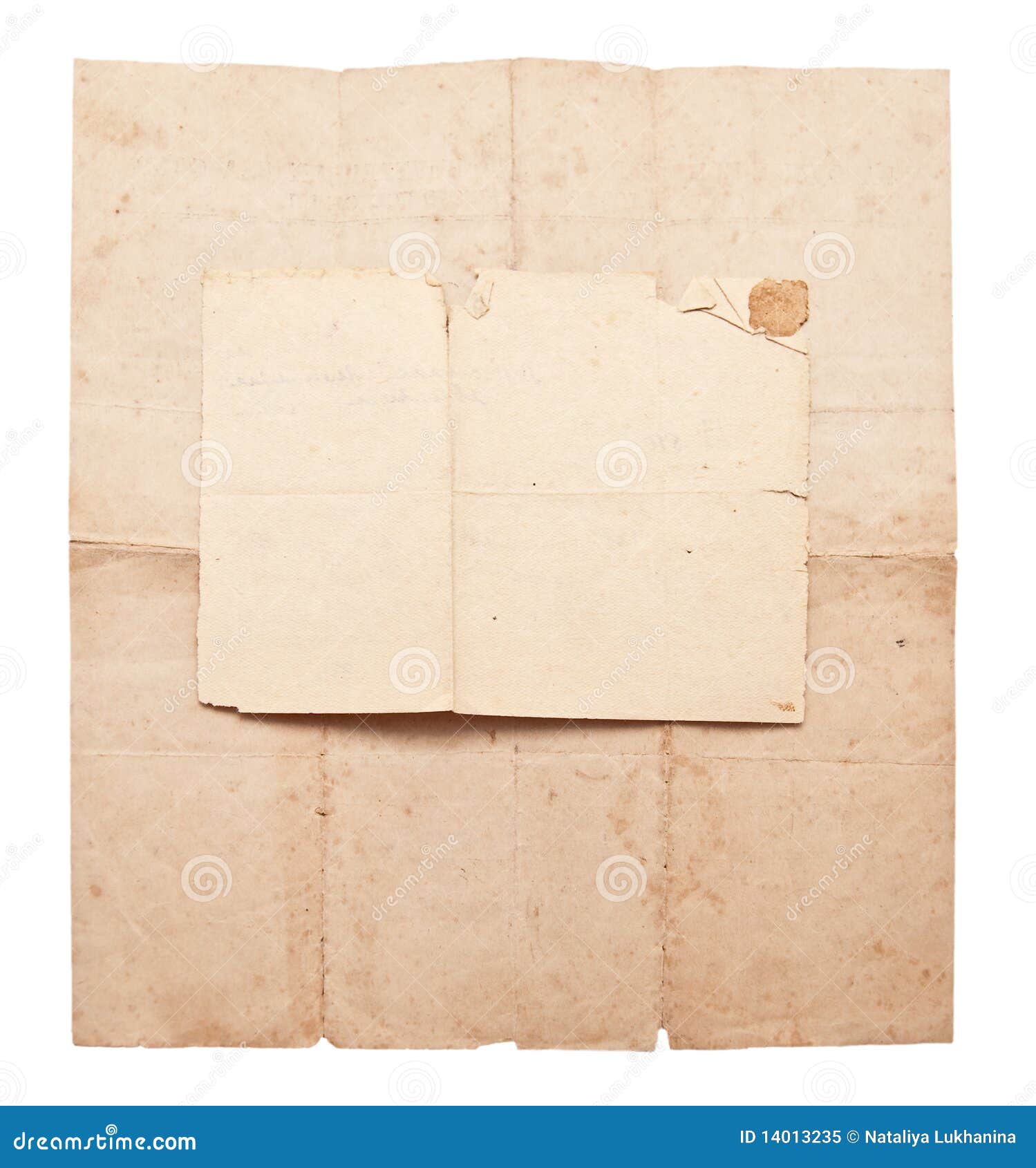 Background in the Form of an Old Paper Stock Image - Image of ...
