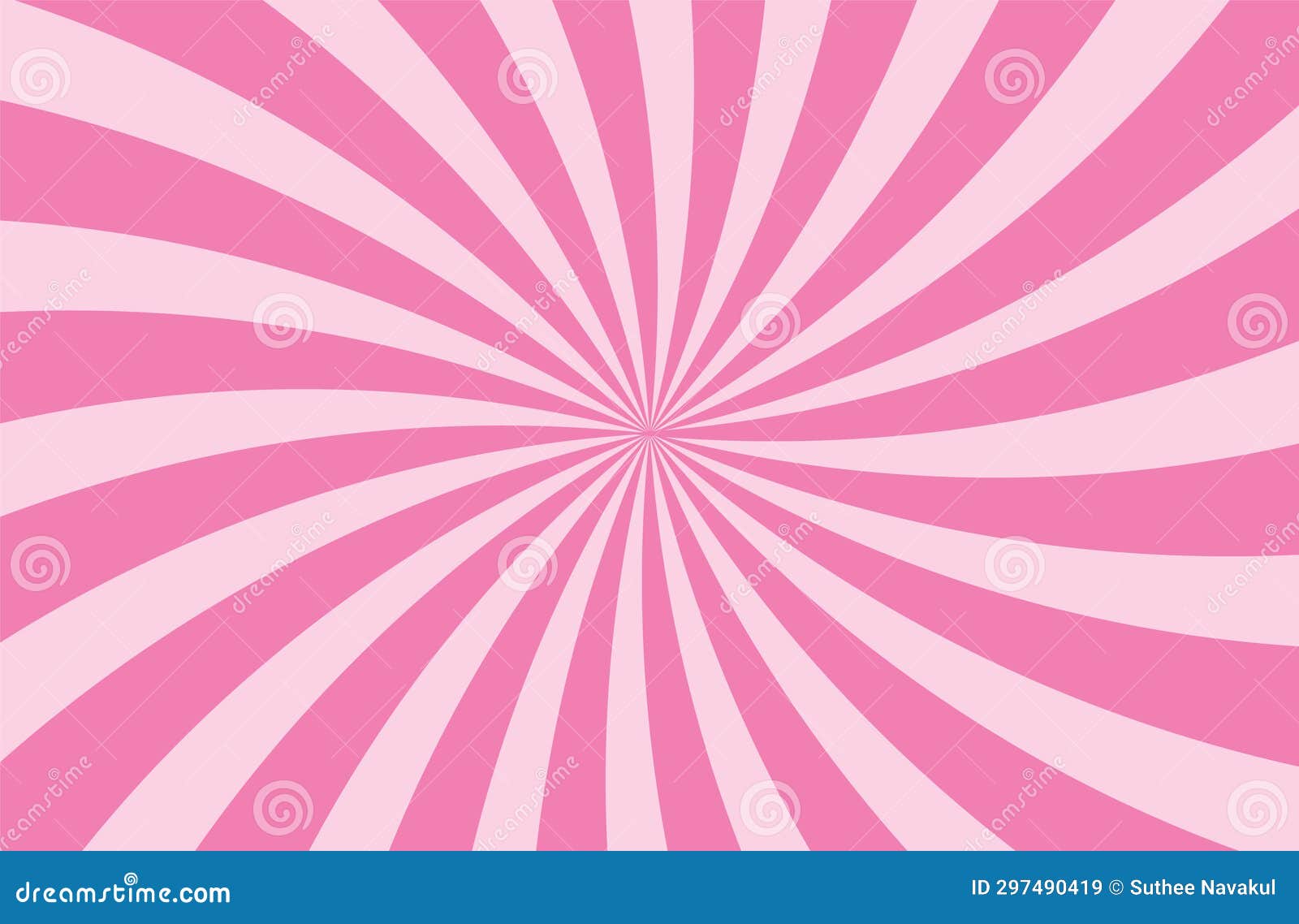 Background in the Form of a Pink Spiral. Pink Twirl Sunburst Pattern ...