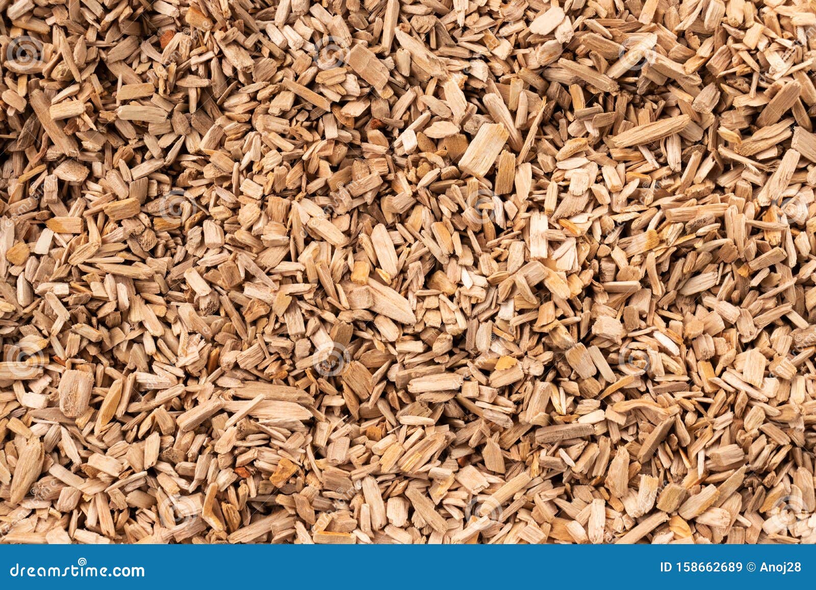 Background in the Form of Wood Chips Light Brown Stock Image - Image of ...
