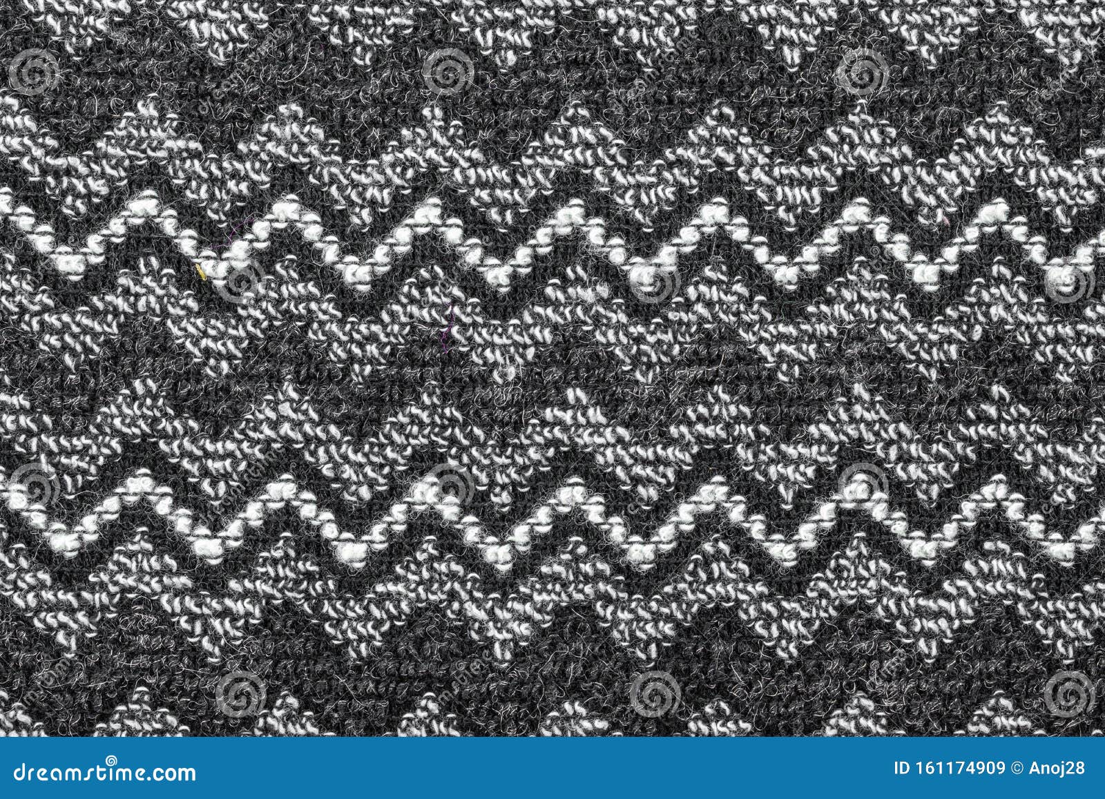 Horizontal Zigzags Pattern On Fabric Royalty-Free Stock Image ...