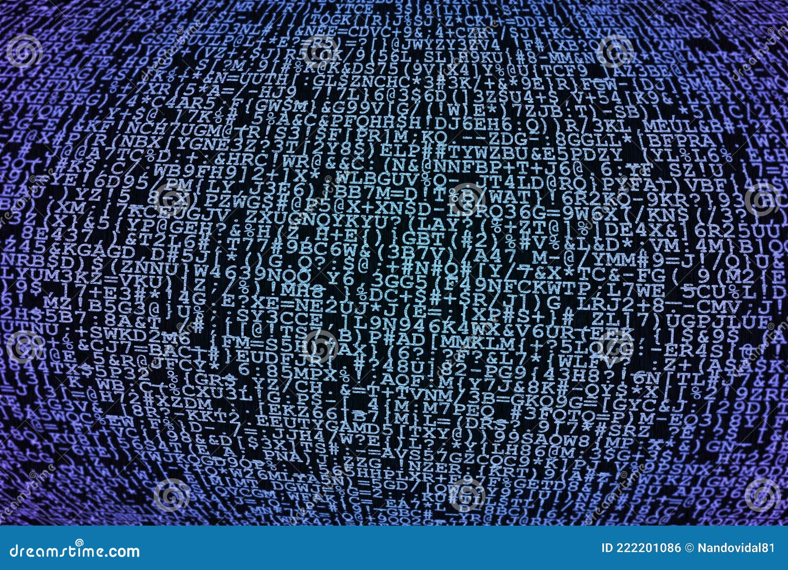 Background Formed by Random Characters Stock Photo - Image of language ...