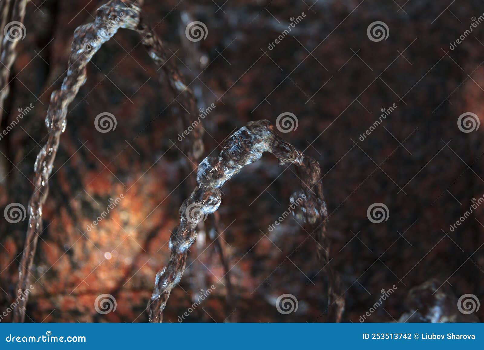 Background with Fountain Water Jets Stock Photo - Image of purity ...