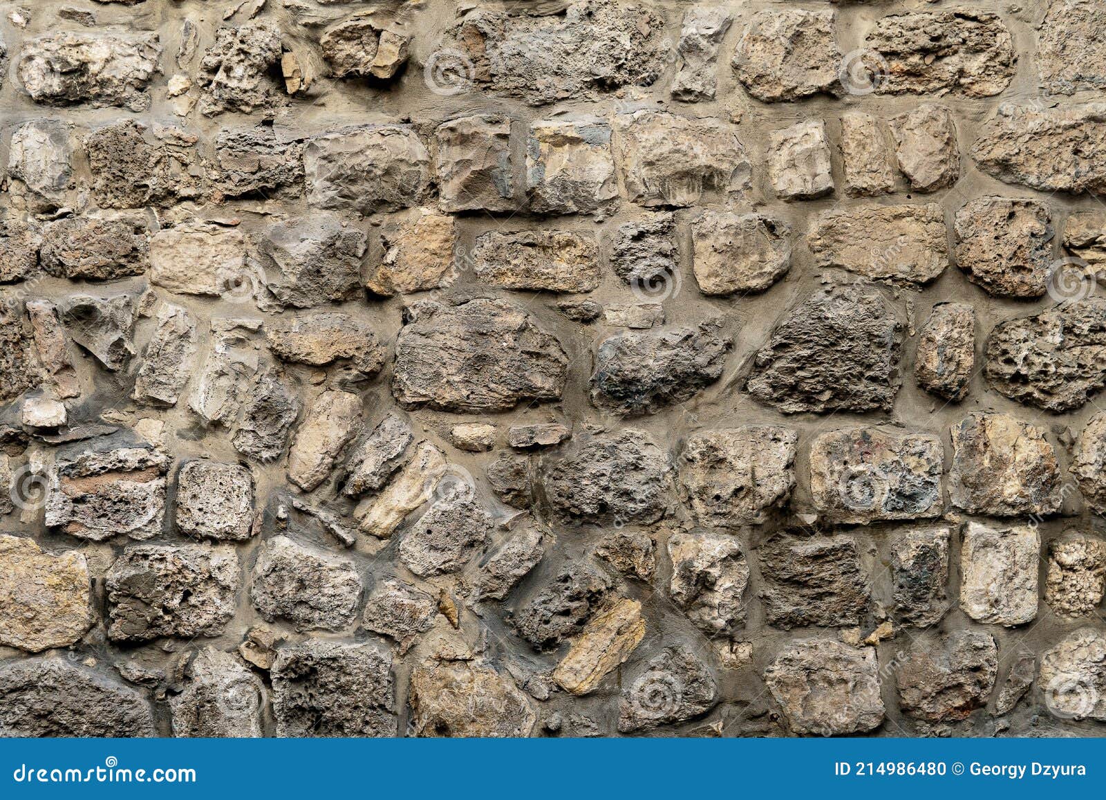 Fragment of an Ancient Brick Wall on the Old Jerusalem Street Stock ...