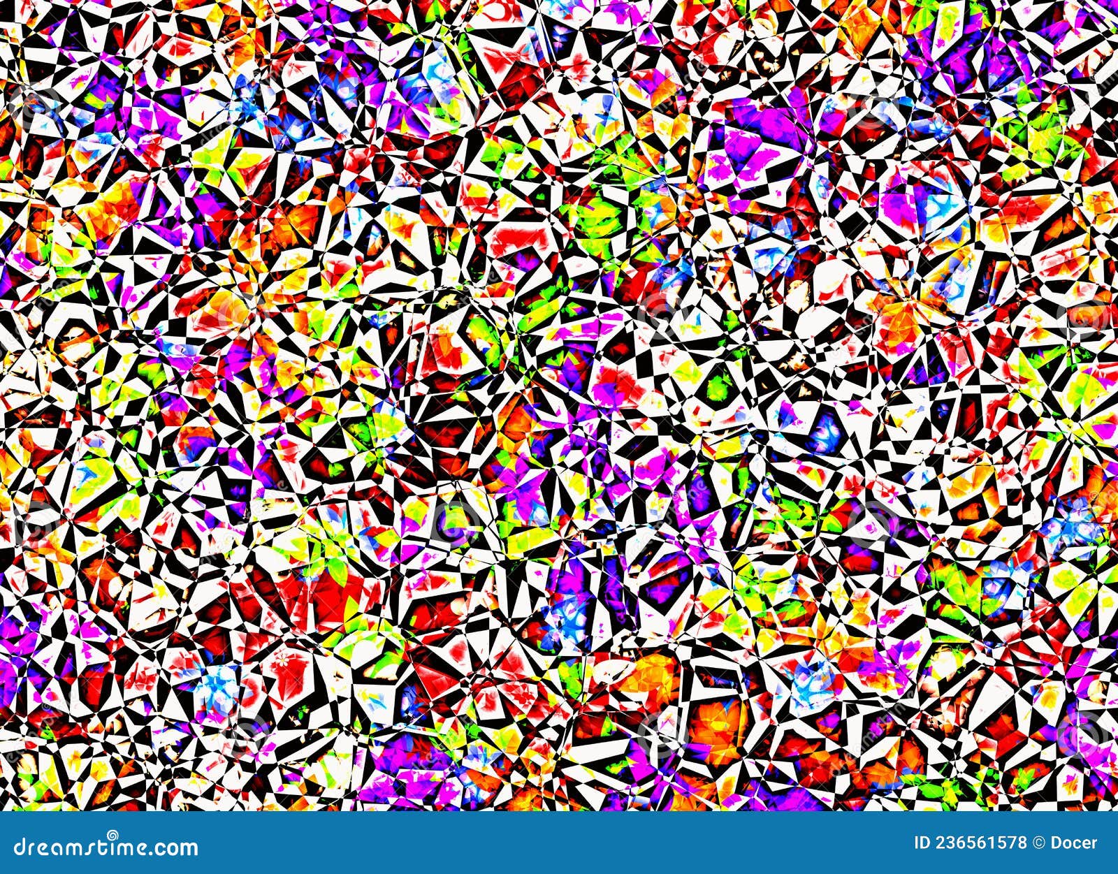 Background from Fragment of Broken Multicolored Stained Glass Stock ...