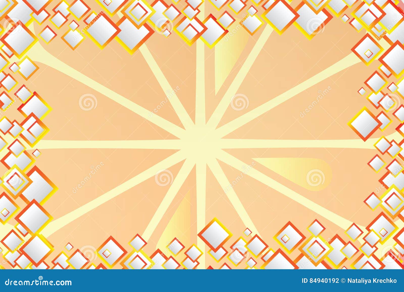 Background - Frame with Squares Stock Vector - Illustration of ...
