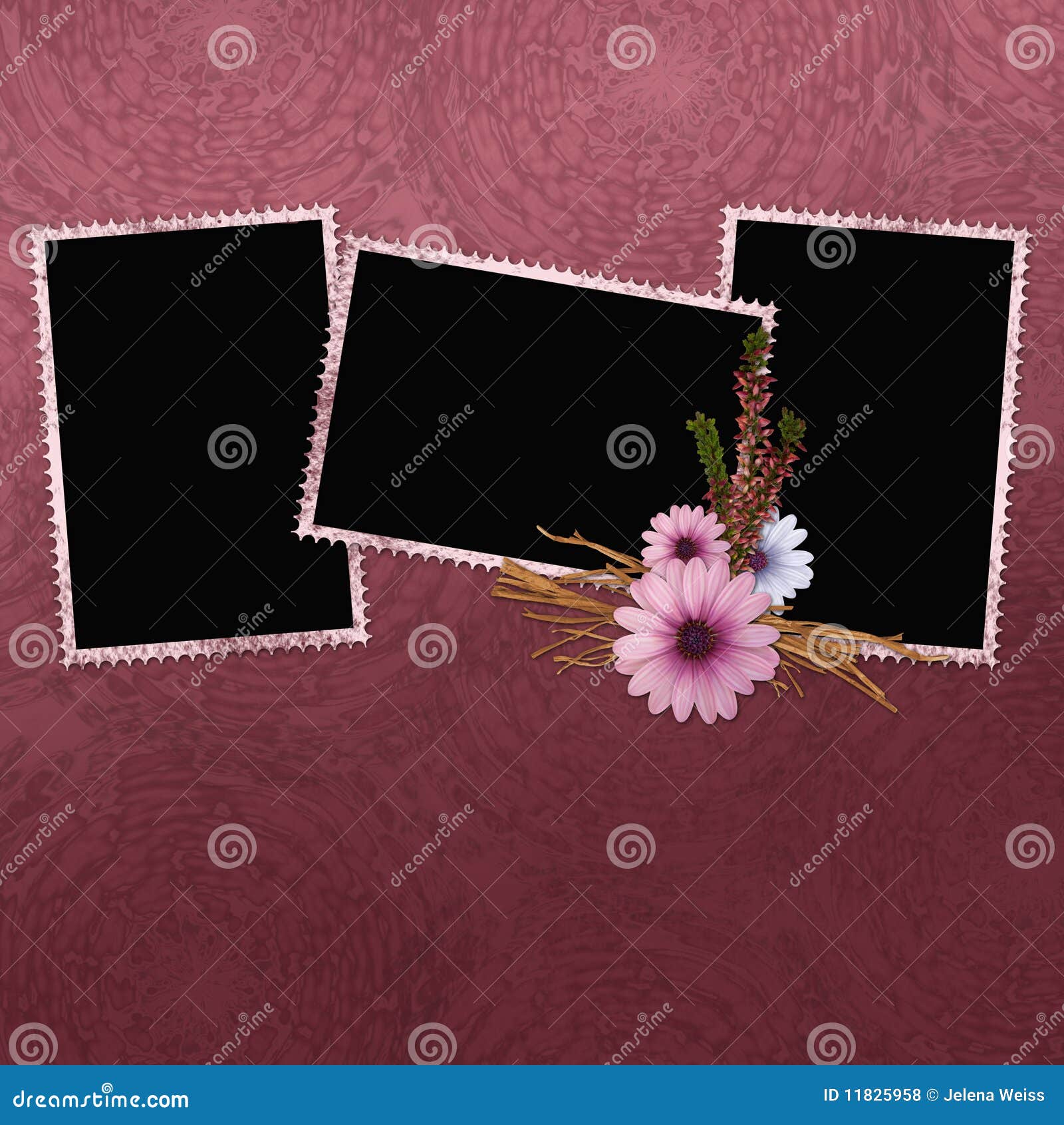 Background with frames stock illustration. Illustration of floral ...