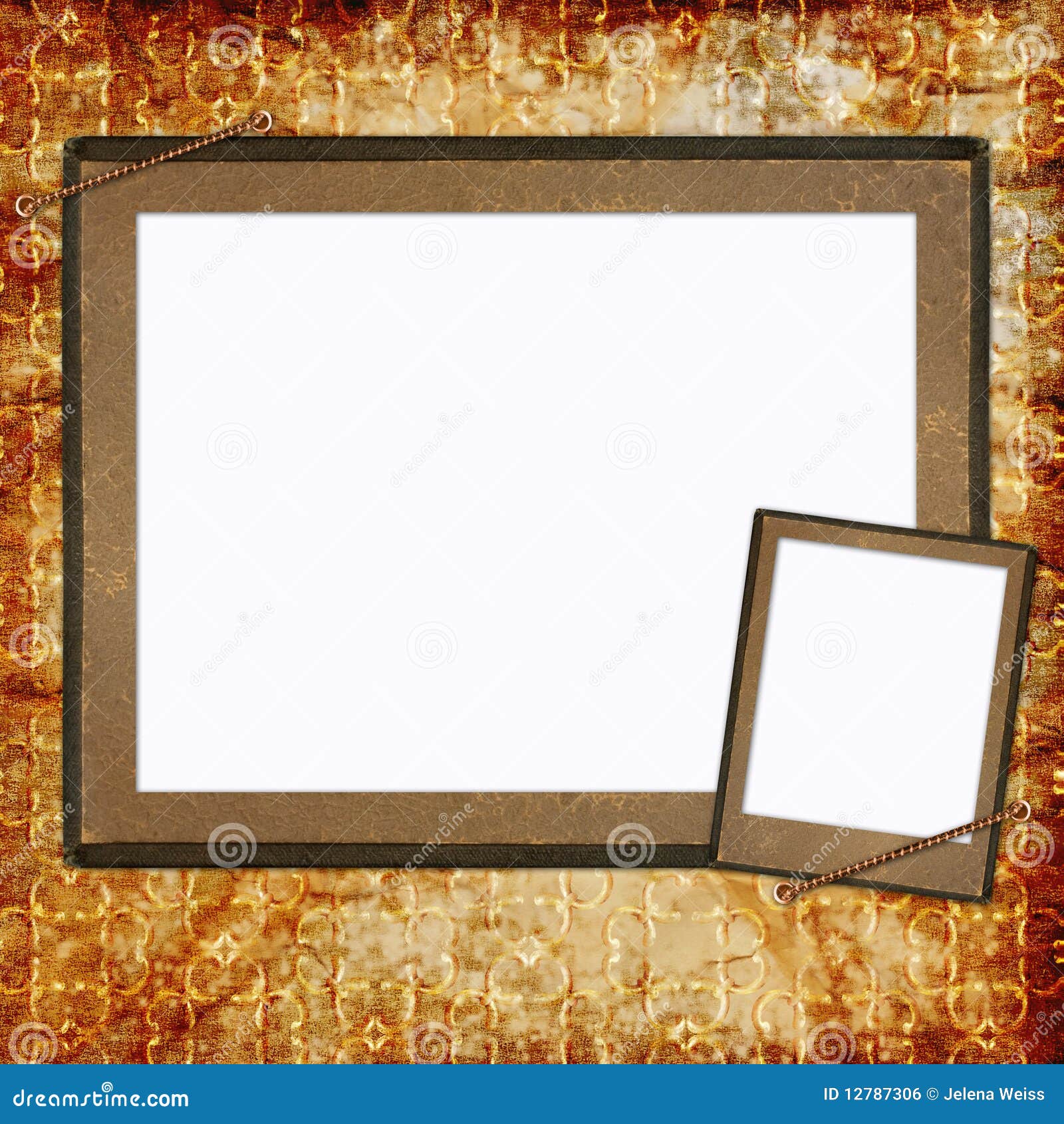 Background with frames stock illustration. Illustration of ornate ...