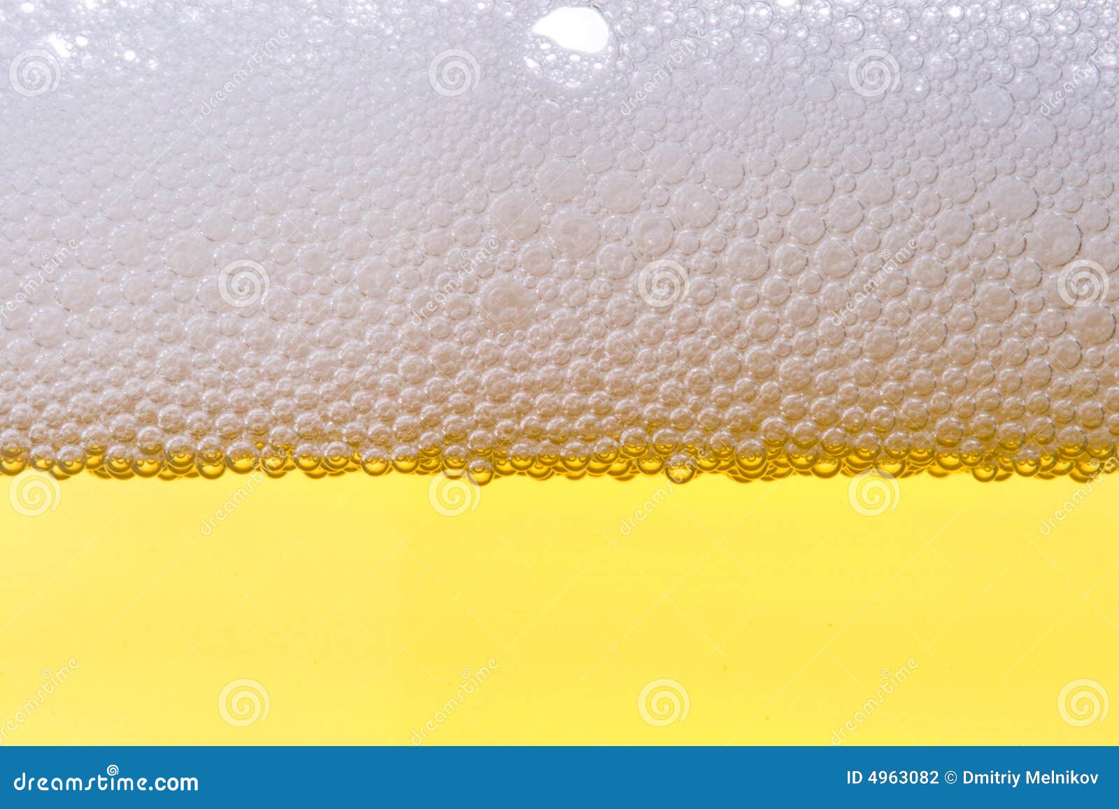 Background from Fresh Foamy Beer. Stock Photo - Image of bubble, cool ...