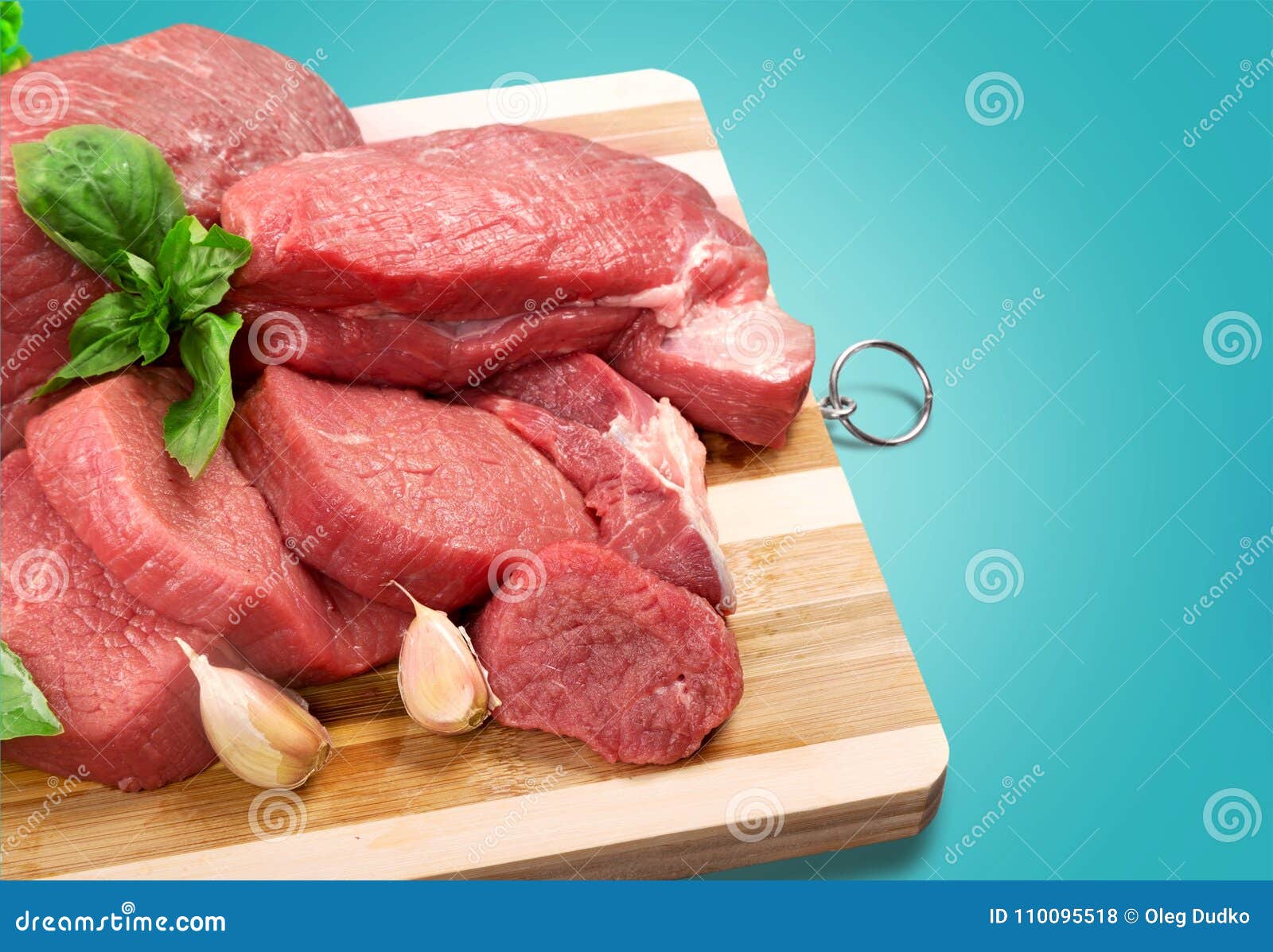 Fresh Raw Meat Background on Background Stock Photo - Image of ...