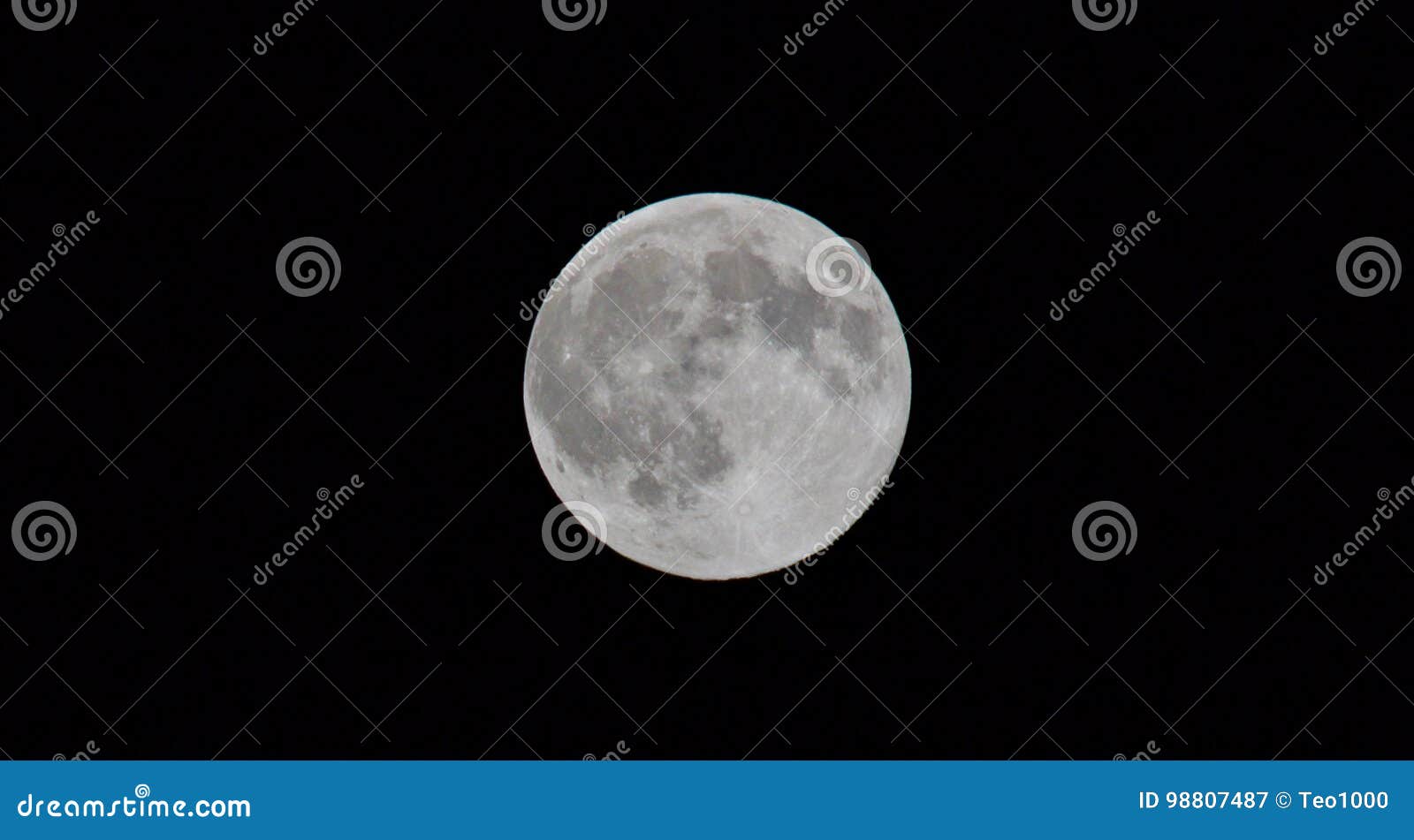 Beautiful Photo of a Full Moon Shining Brightly Stock Image - Image of ...