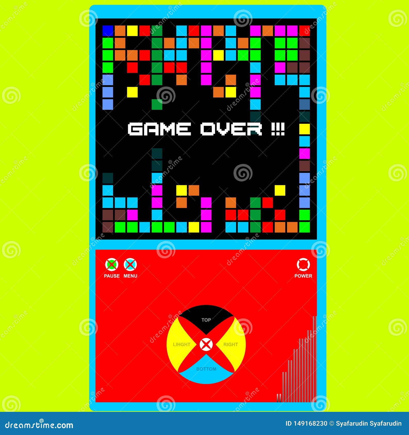 Game Background with Colorful Boxes Editorial Image - Illustration of ...