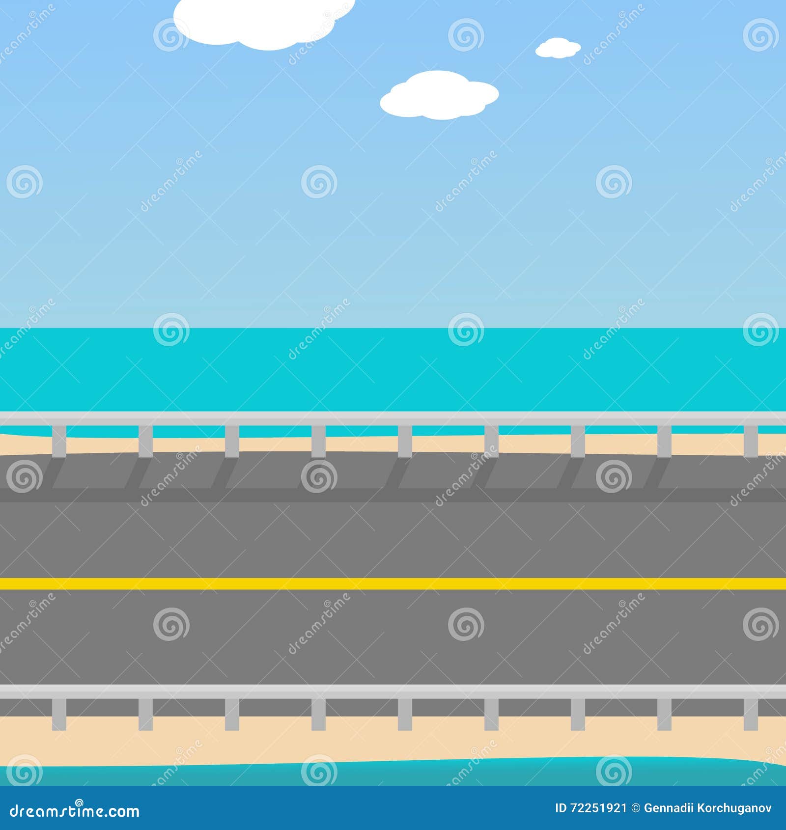 Background for the Game Road Stock Vector - Illustration of town ...