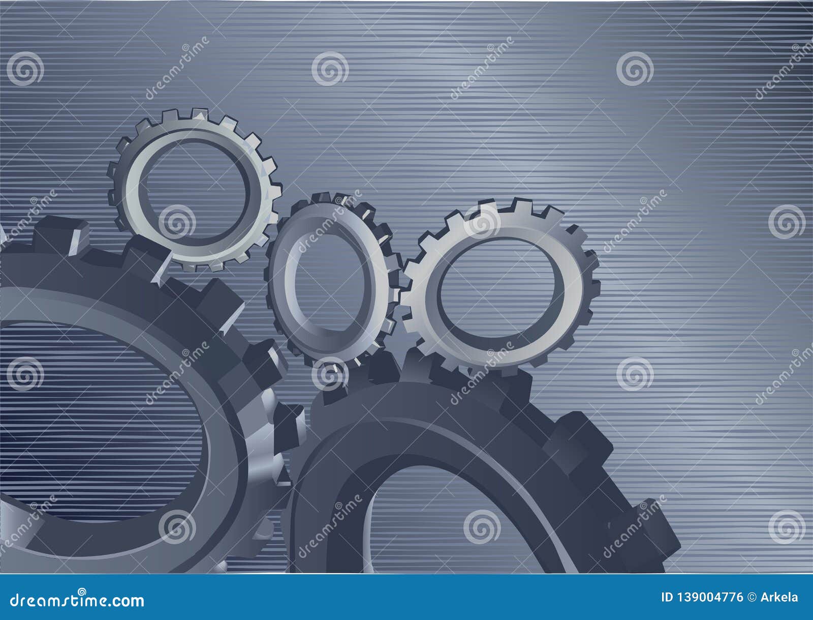 Background with gears stock illustration. Illustration of digital ...