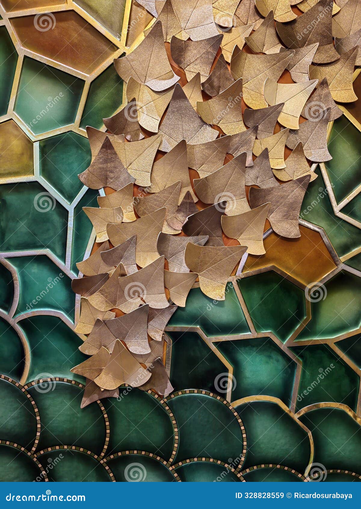 Background of a Geometric Decoration Pattern for Wallpaper or Digital ...