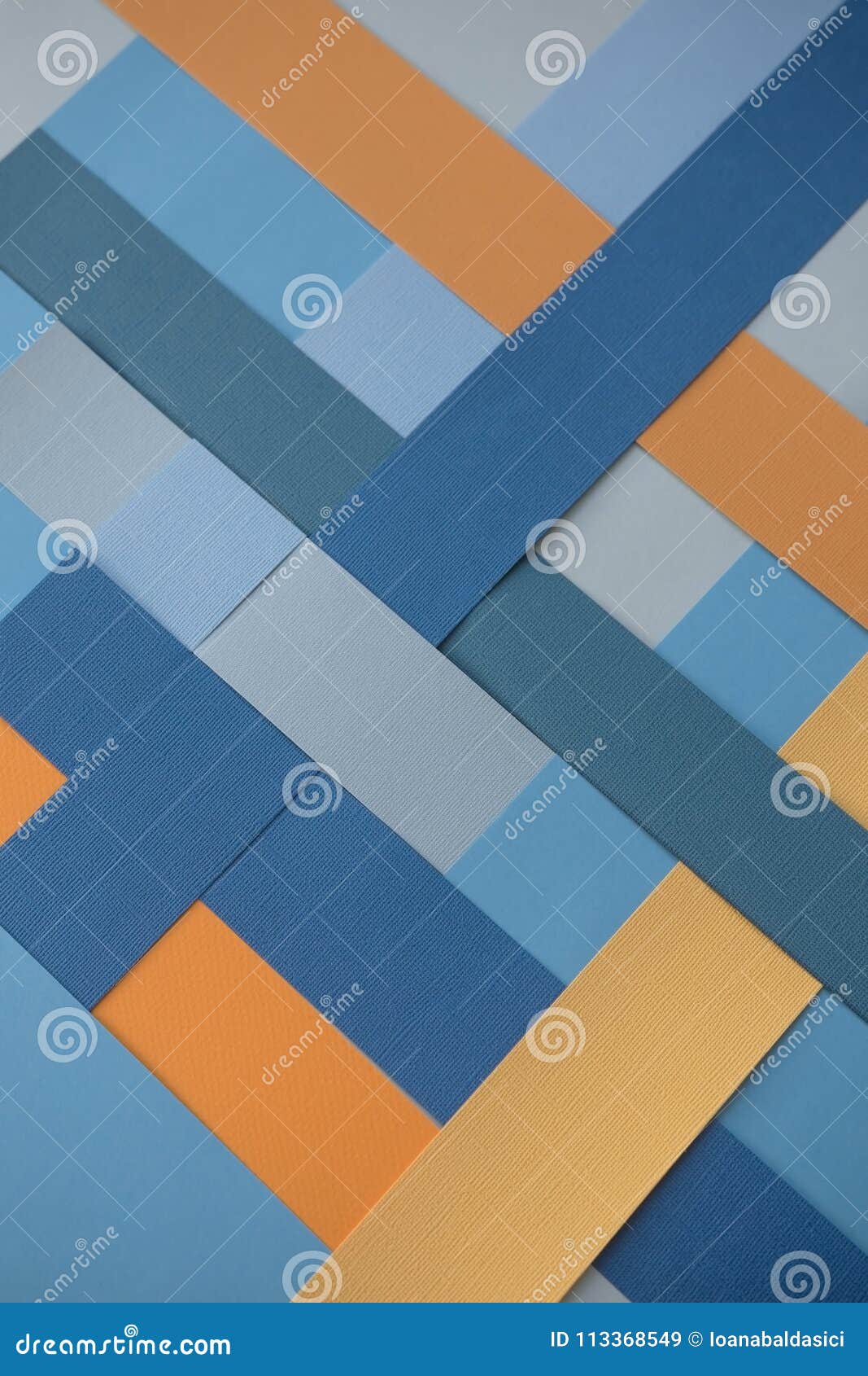 Background with Geometric Patterns in Blue and Yellow Colors Stock ...