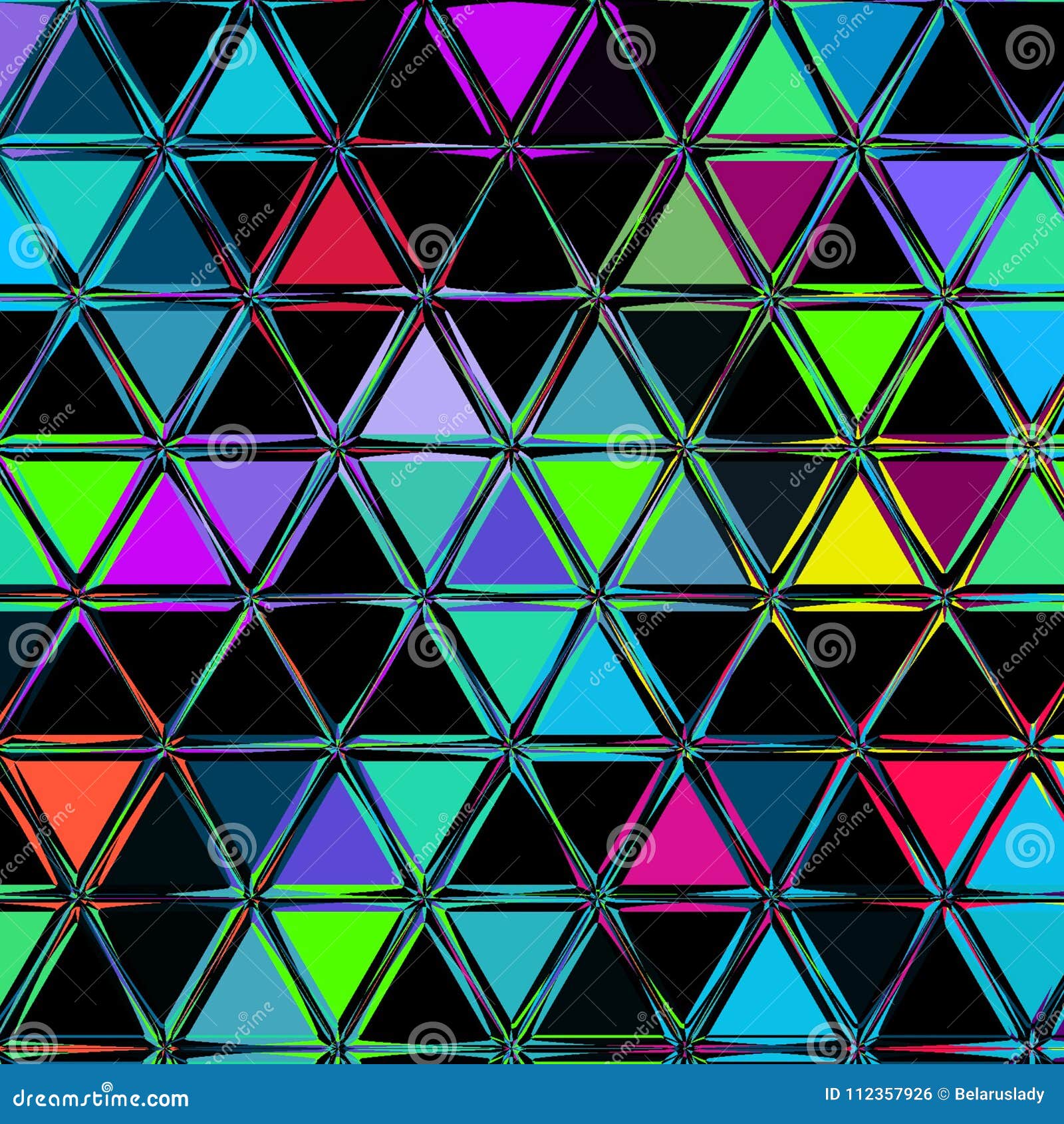 Background of Geometric Shapes of Multicolor Triangle Stock Photo ...