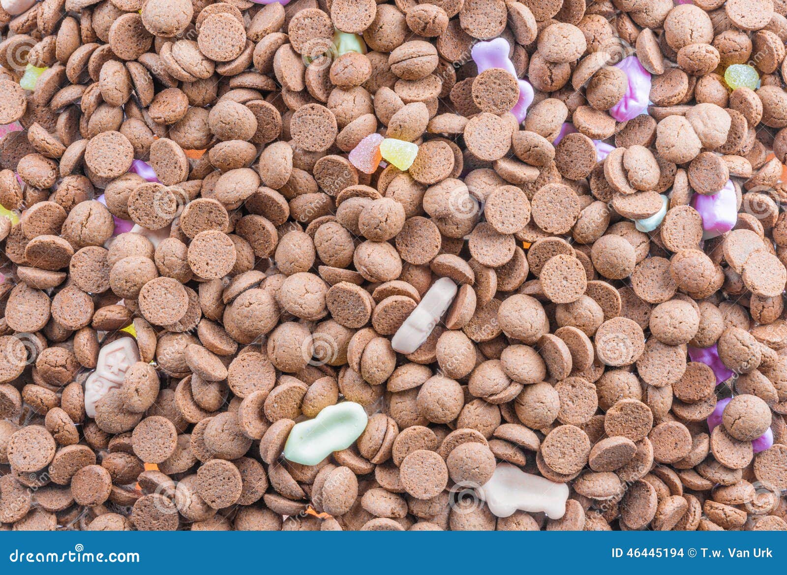 Background of Ginger Nuts, Dutch Sinterklaas Sweets Stock Photo - Image ...