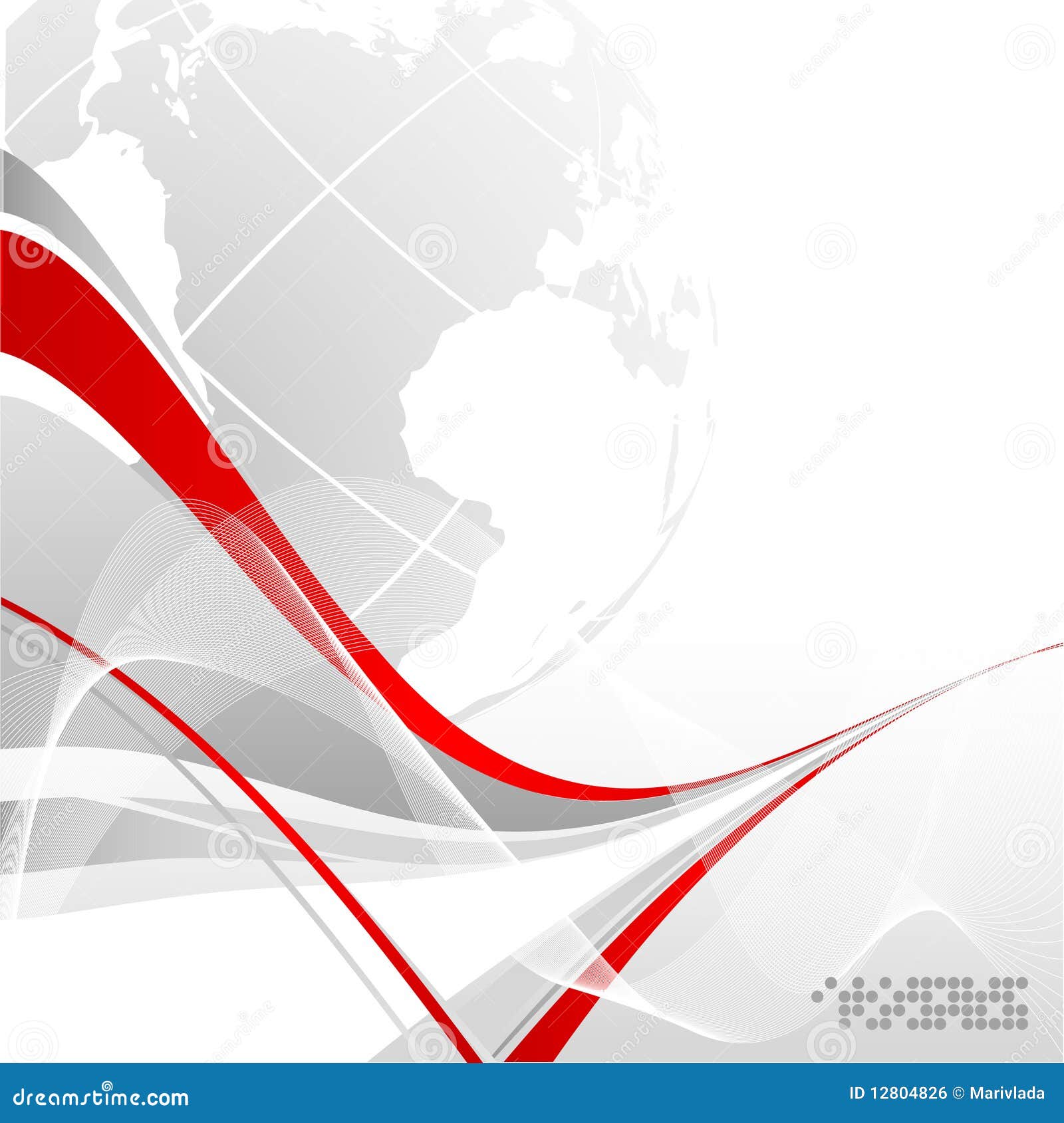 Background with Globe and Lines Stock Vector - Illustration of striped ...