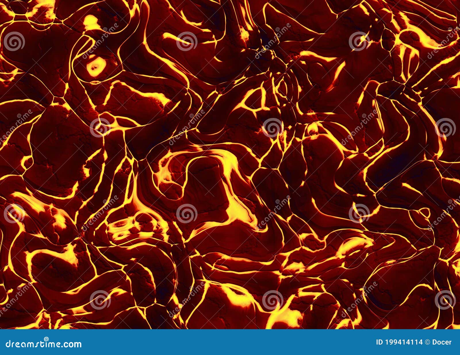 Background of Glowing Hot Lava Stock Illustration - Illustration of ...