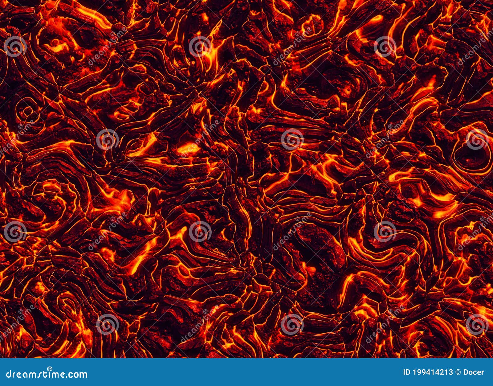 Background of Glowing Hot Lava Stock Illustration - Illustration of ...