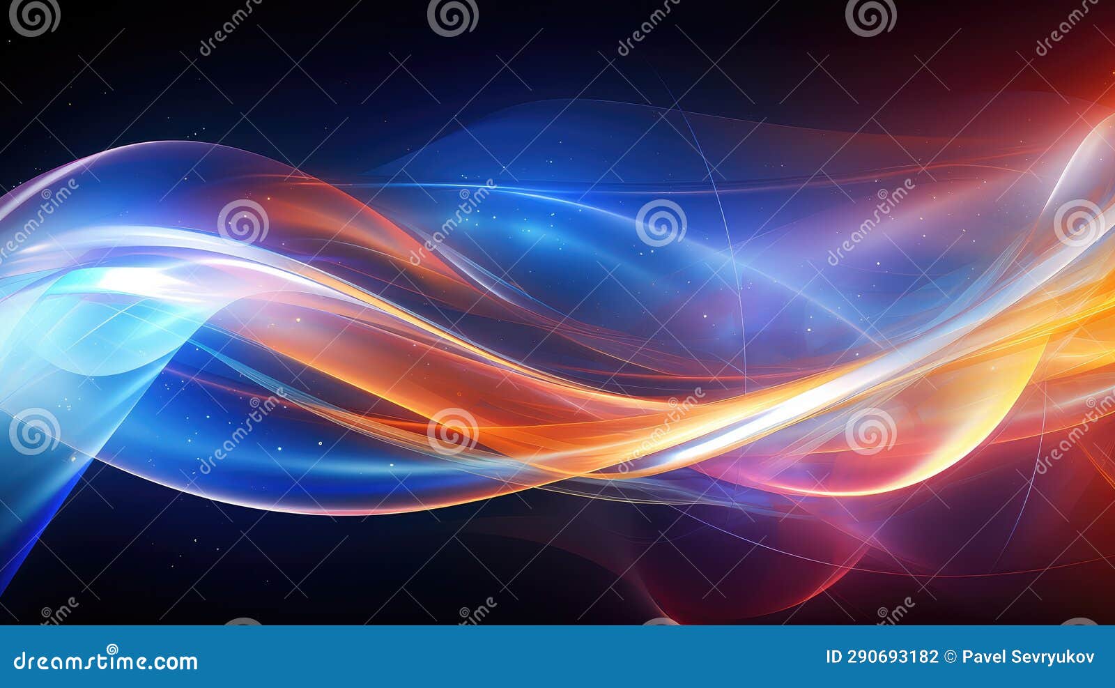 Background Glowing Light Ribbons Stock Illustration - Illustration of ...