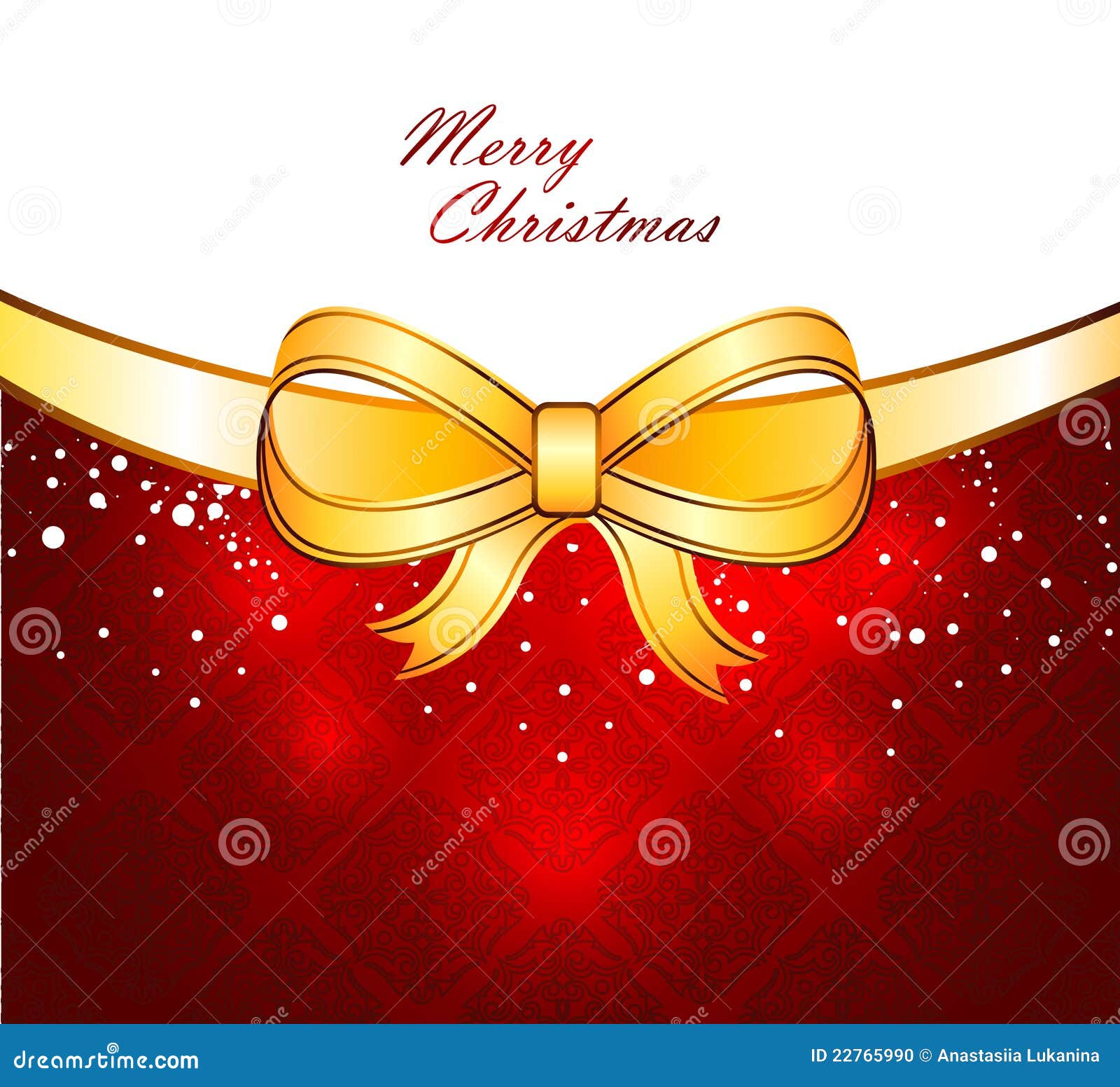 Background with gold bow stock vector. Illustration of celebration ...