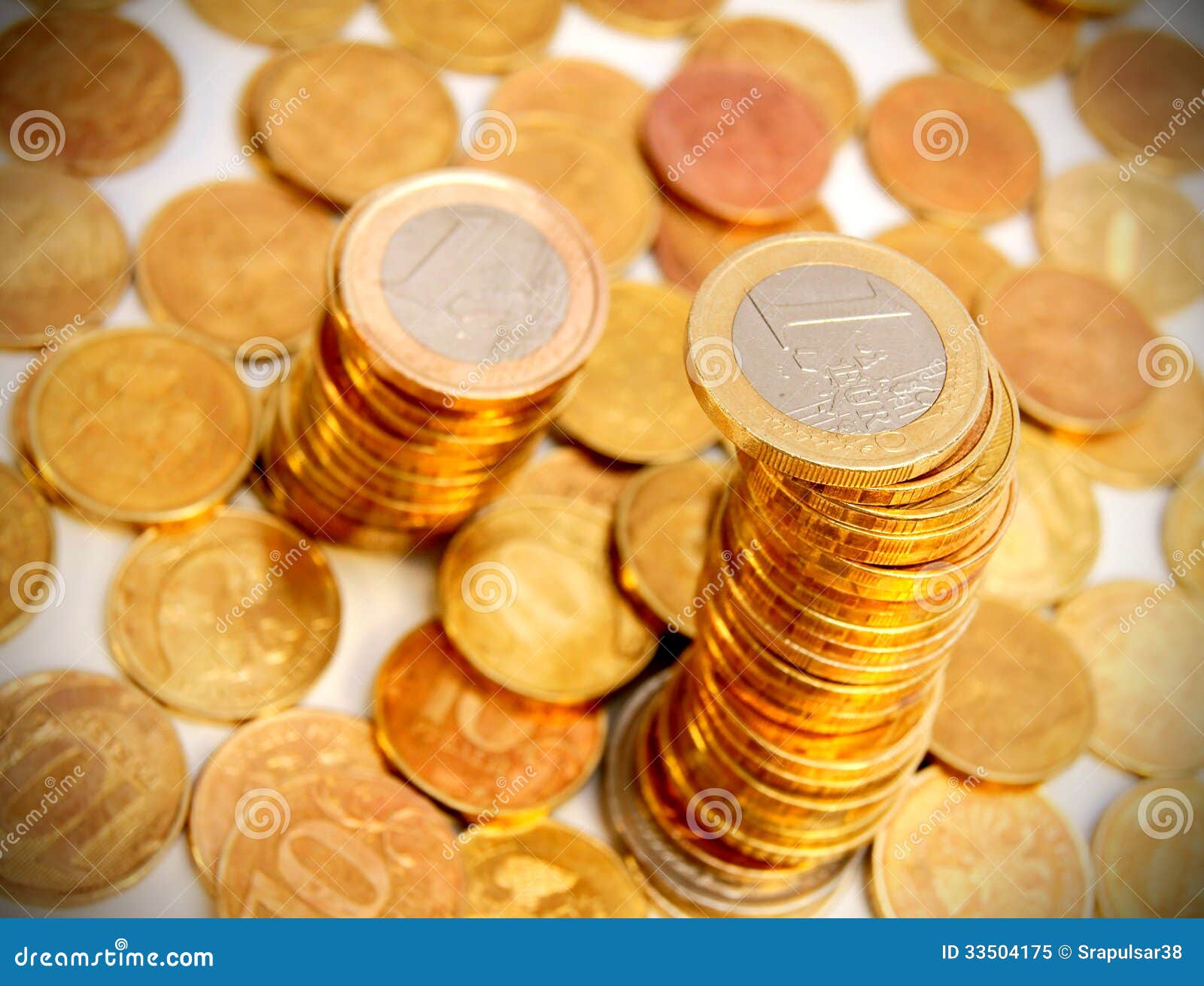 Background from Gold Coins. Stock Image - Image of objects, currency ...