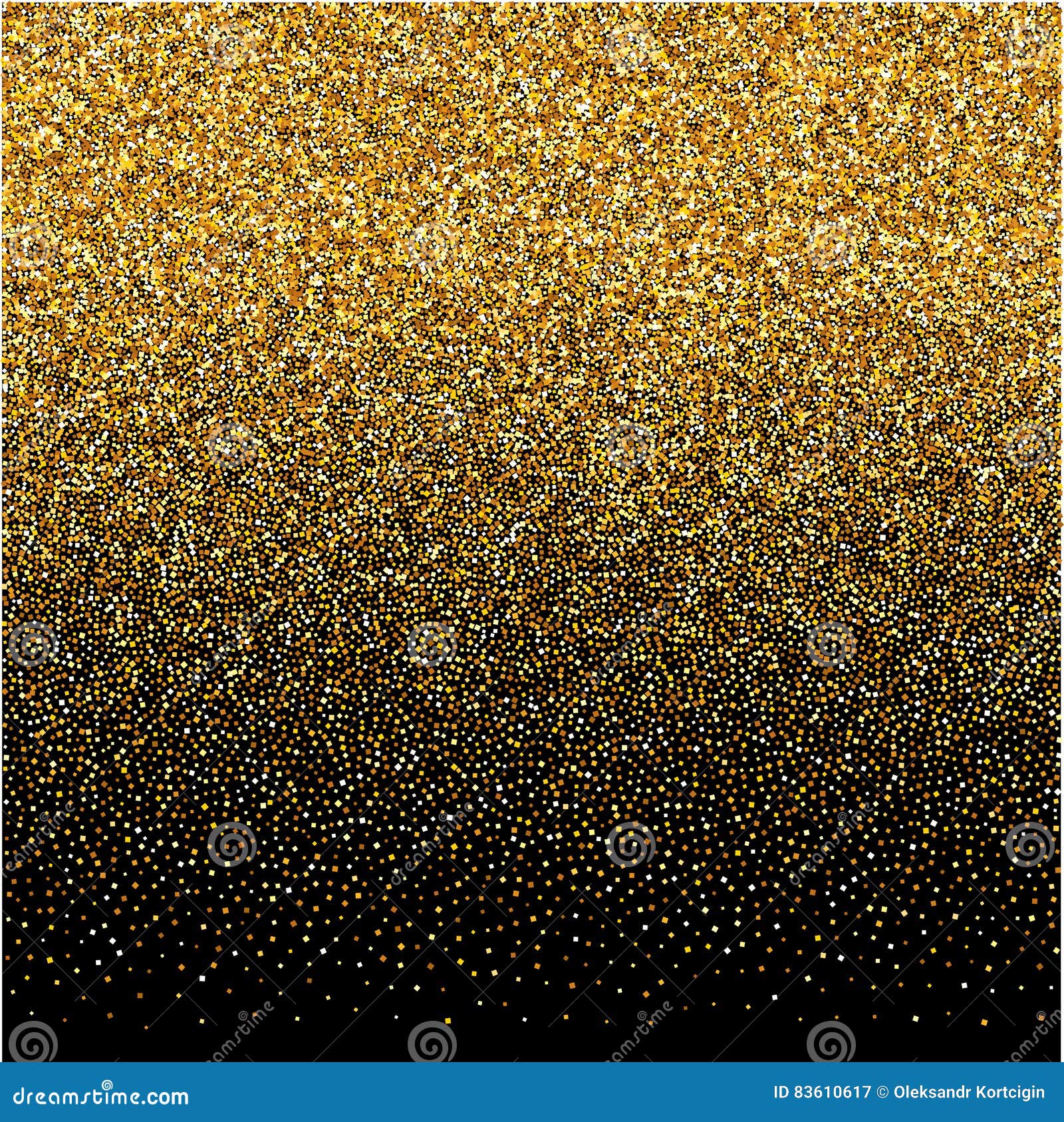 Backgrond Black Gold Sparkle Gradient