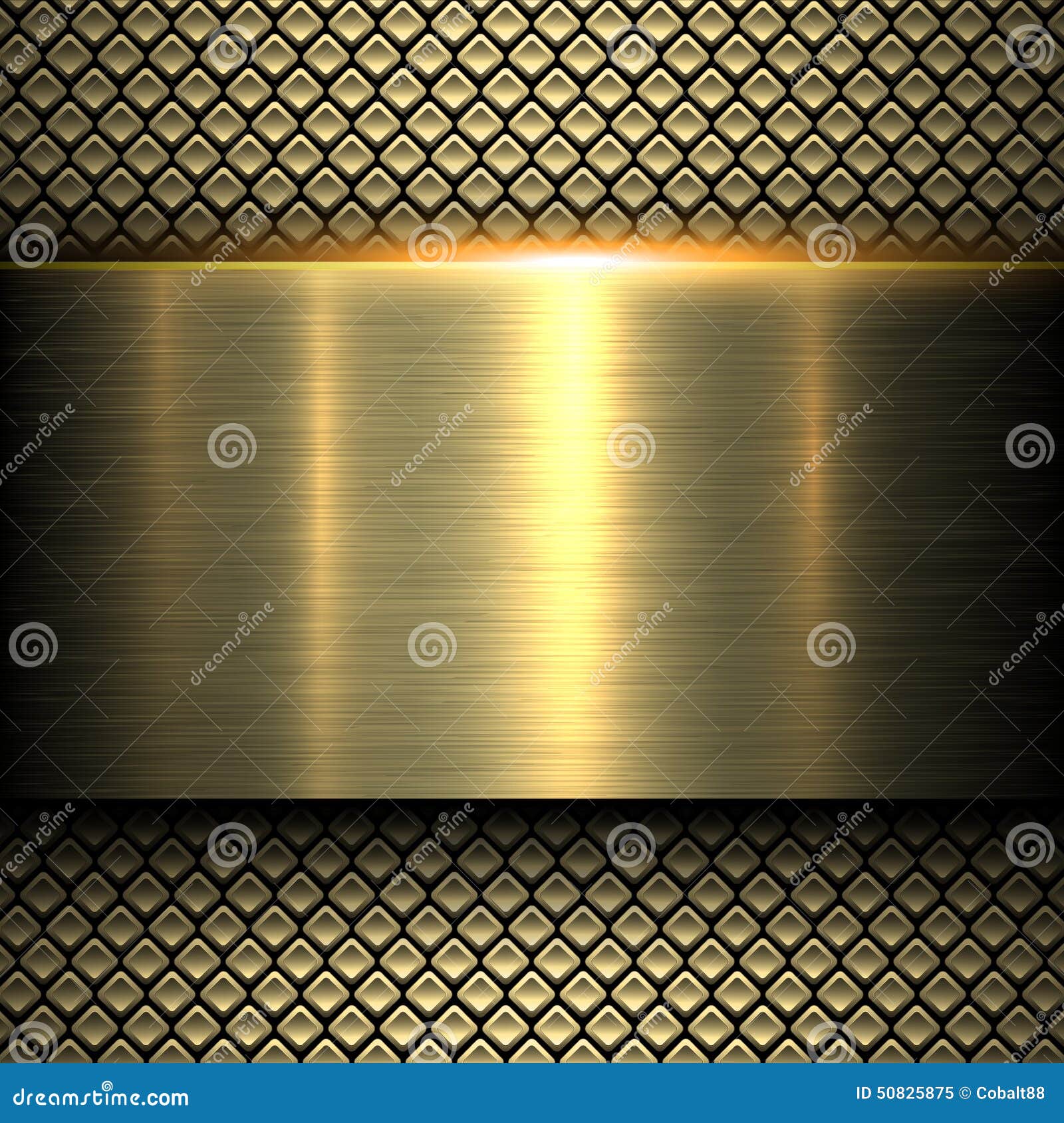 Background Gold Metal Texture Stock Vector - Illustration of highlight ...