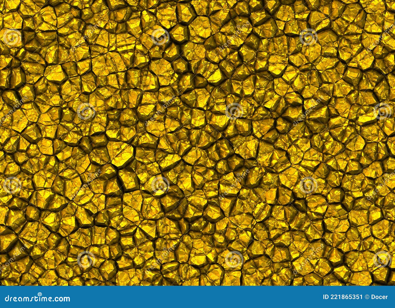 Background of Gold Shiny Stones Stock Illustration - Illustration of ...