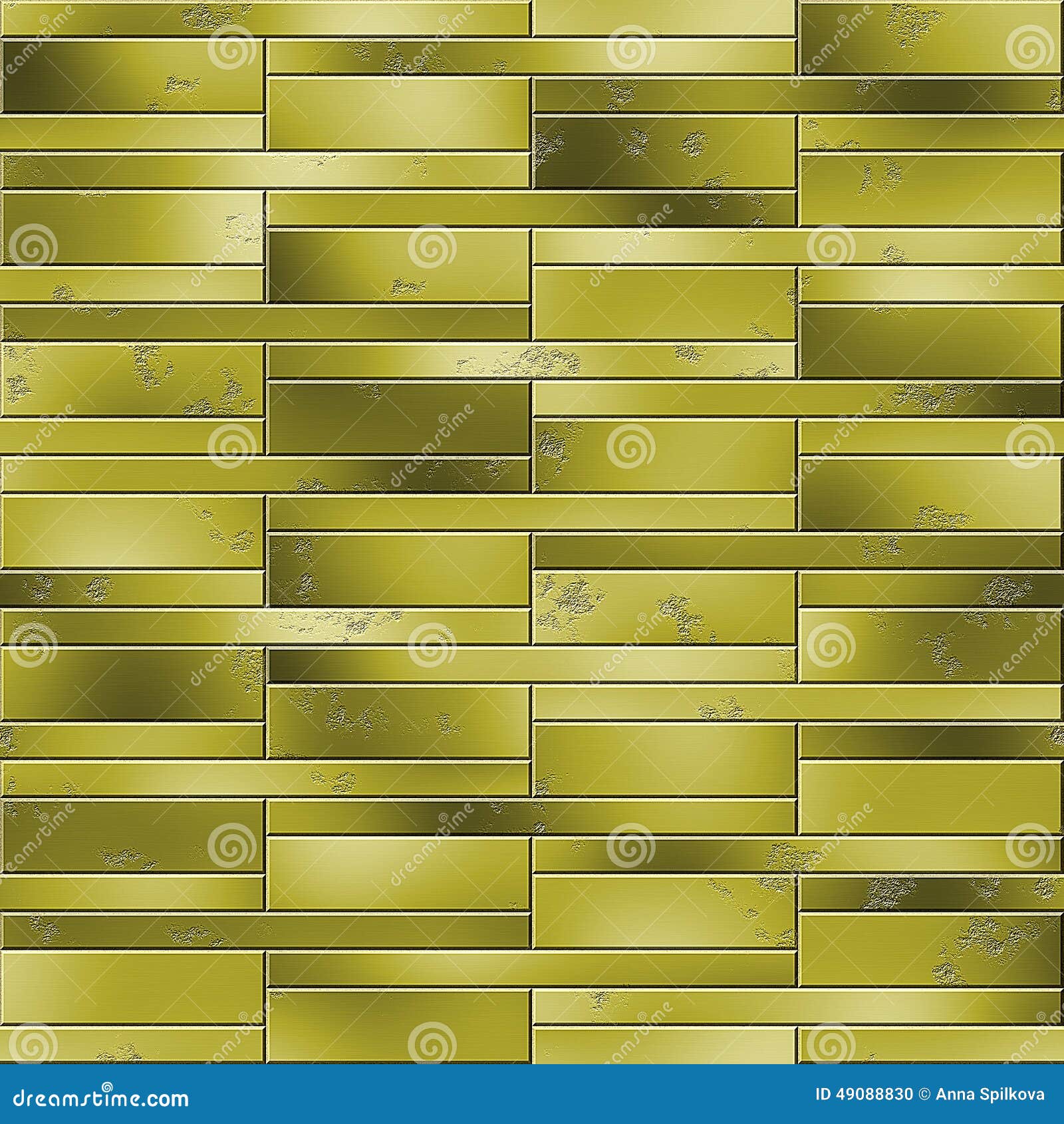 Background of the Golden Brick Blocks Stock Illustration - Illustration ...