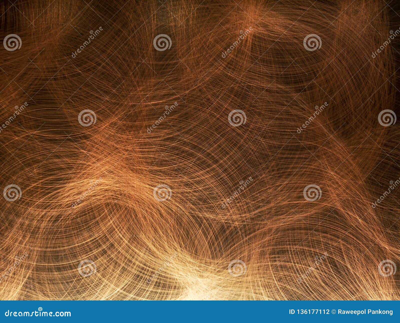 Background Golden and Copper Color, Curve and Circle Pattern Abstract ...