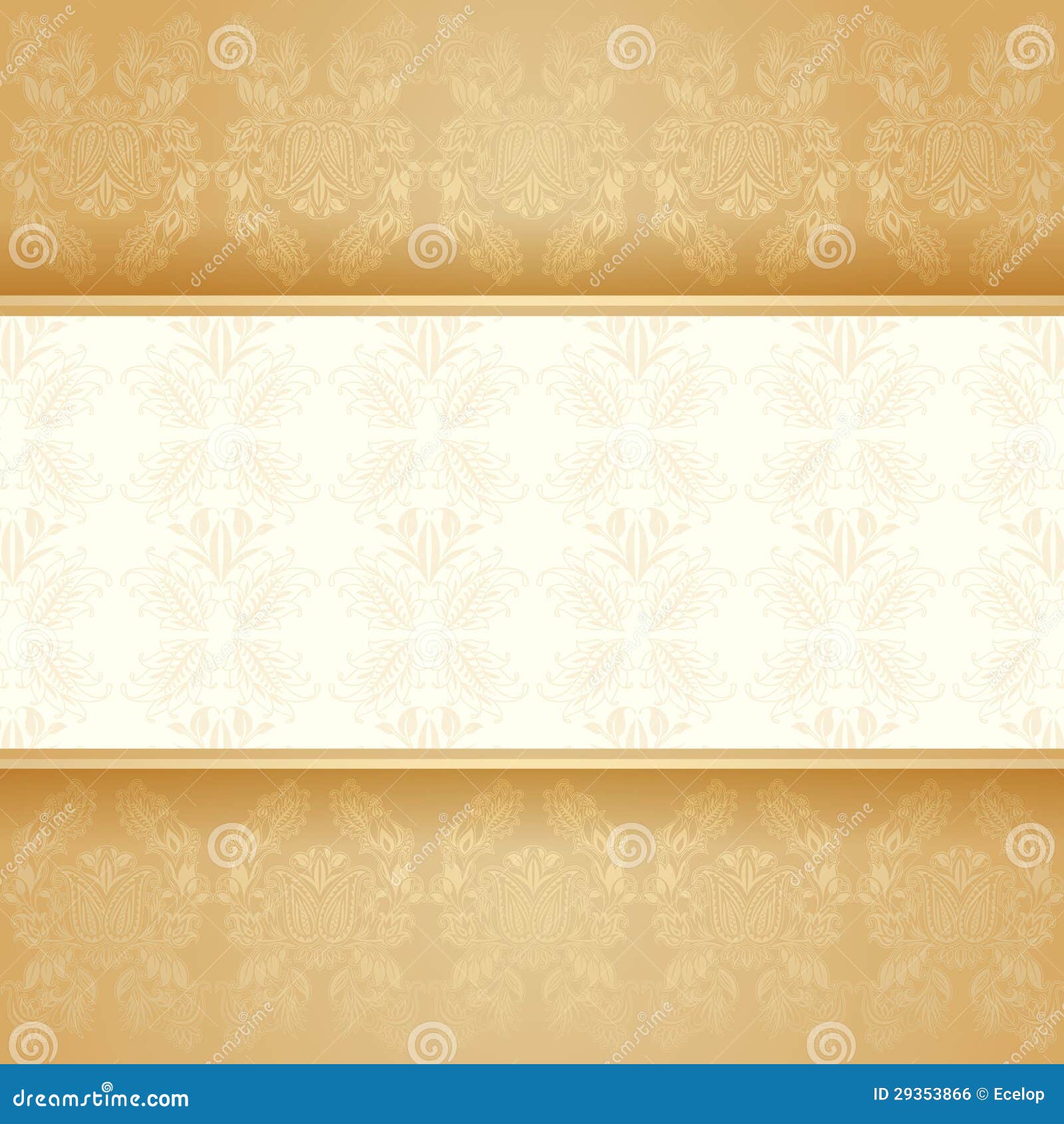 Background Golden Decorative Stock Vector - Illustration of fragility ...