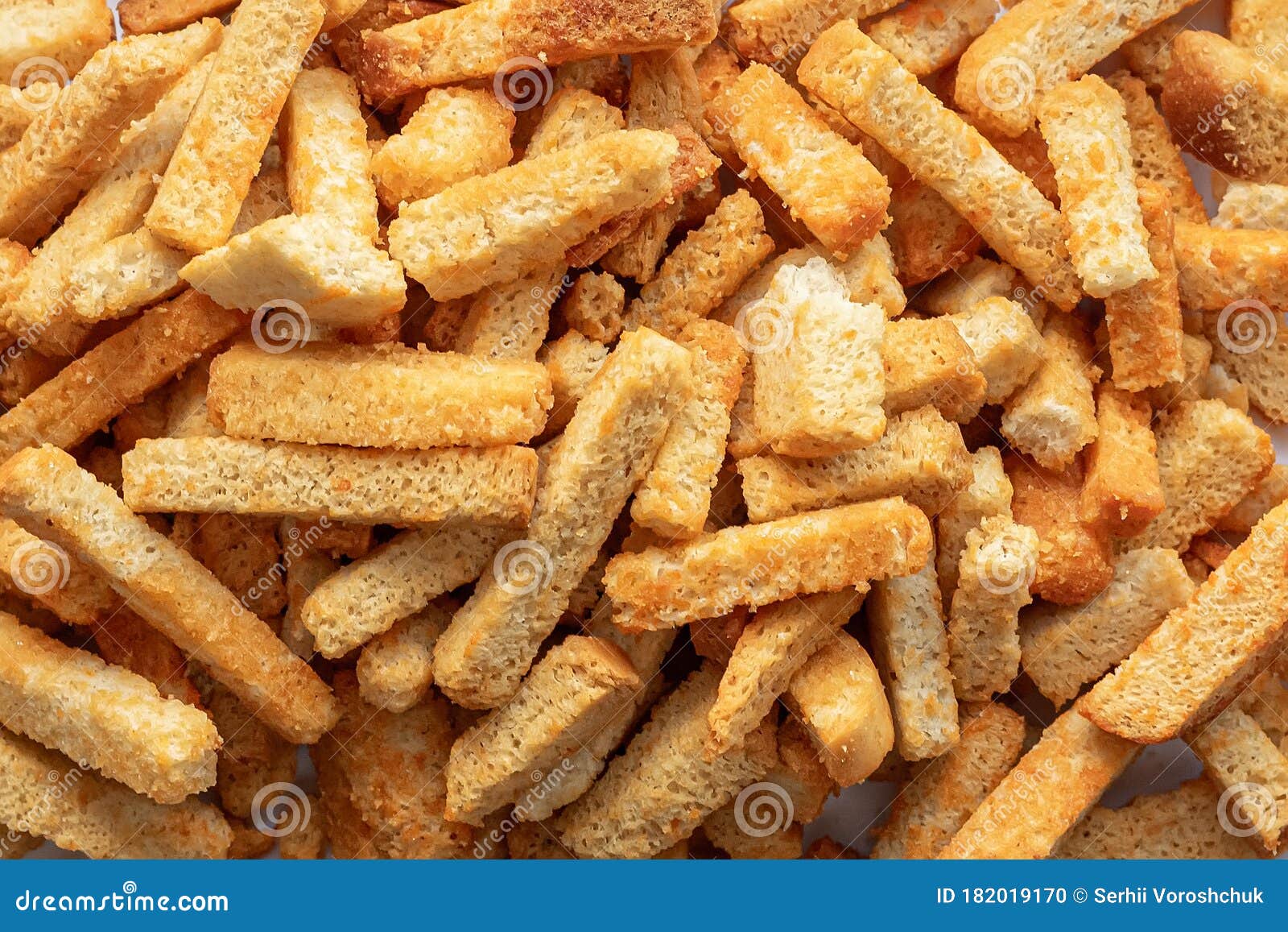 Background of Golden Long Crackers Lying on the Mound Stock Photo ...