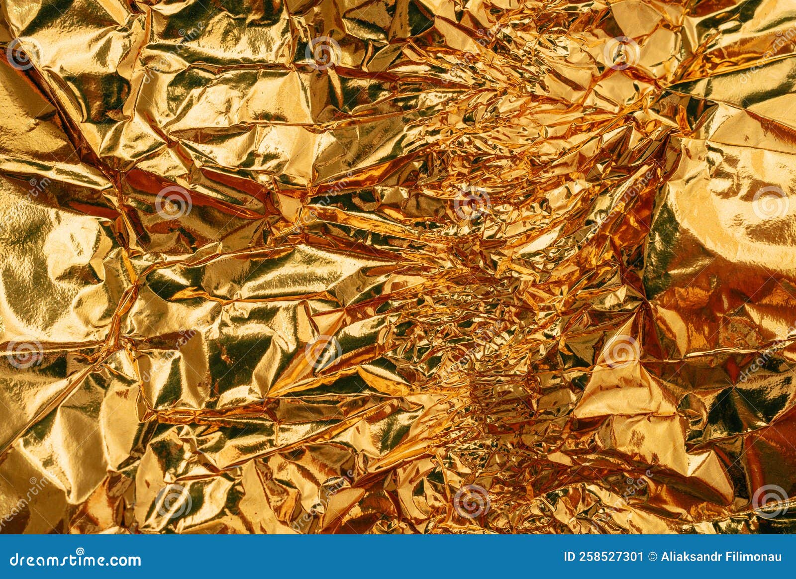 Background Golden Yellow, Bright Foil Stock Image - Image of defocused ...
