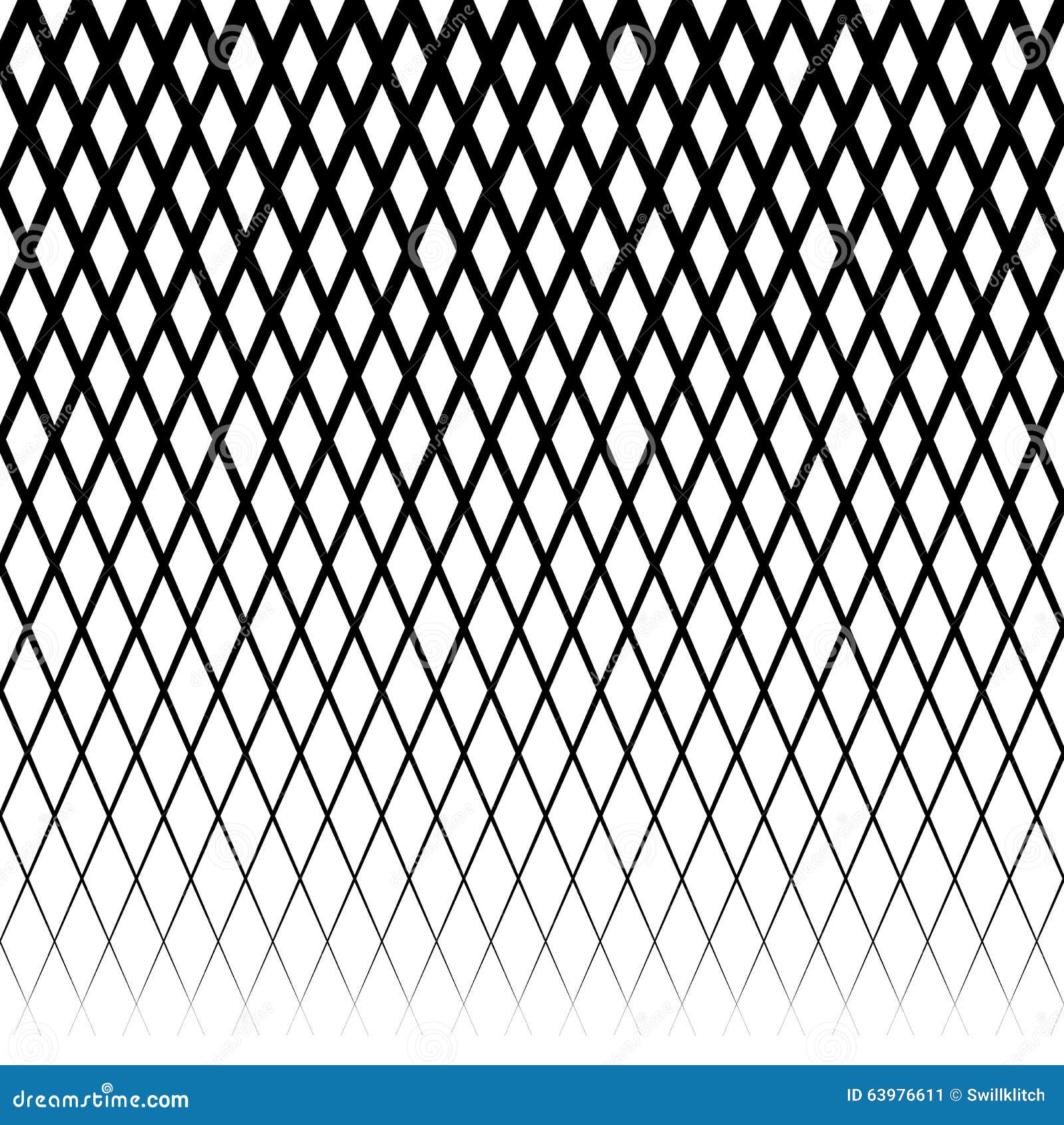 Background with Gradient of Diamond Shaped Cells Grid Stock Vector ...