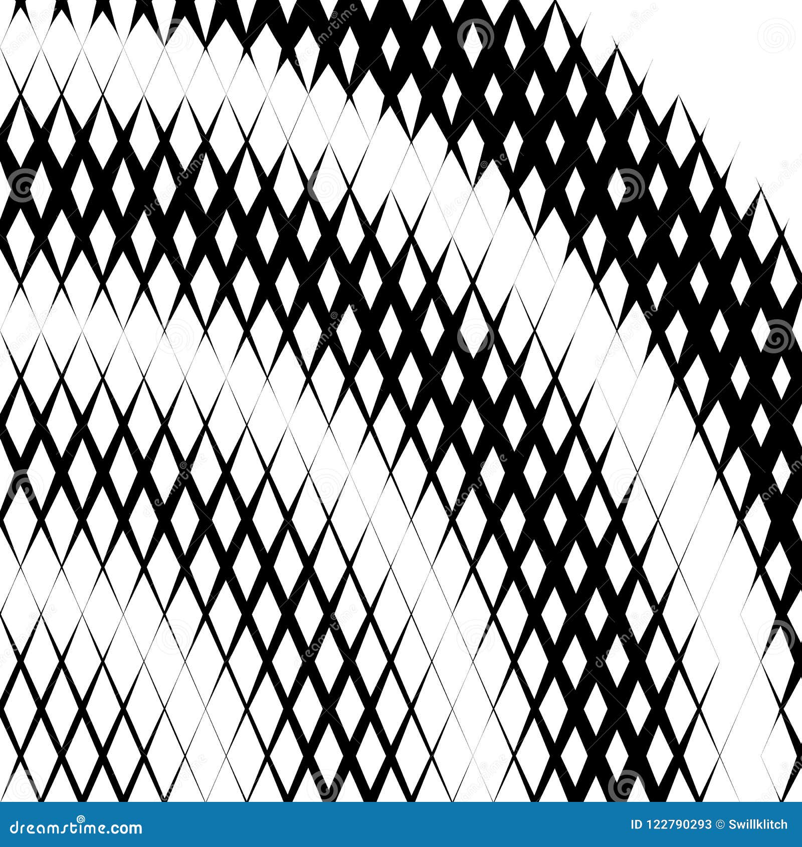 Background with Gradient of Diamond Shaped Cells Grid Stock Vector ...