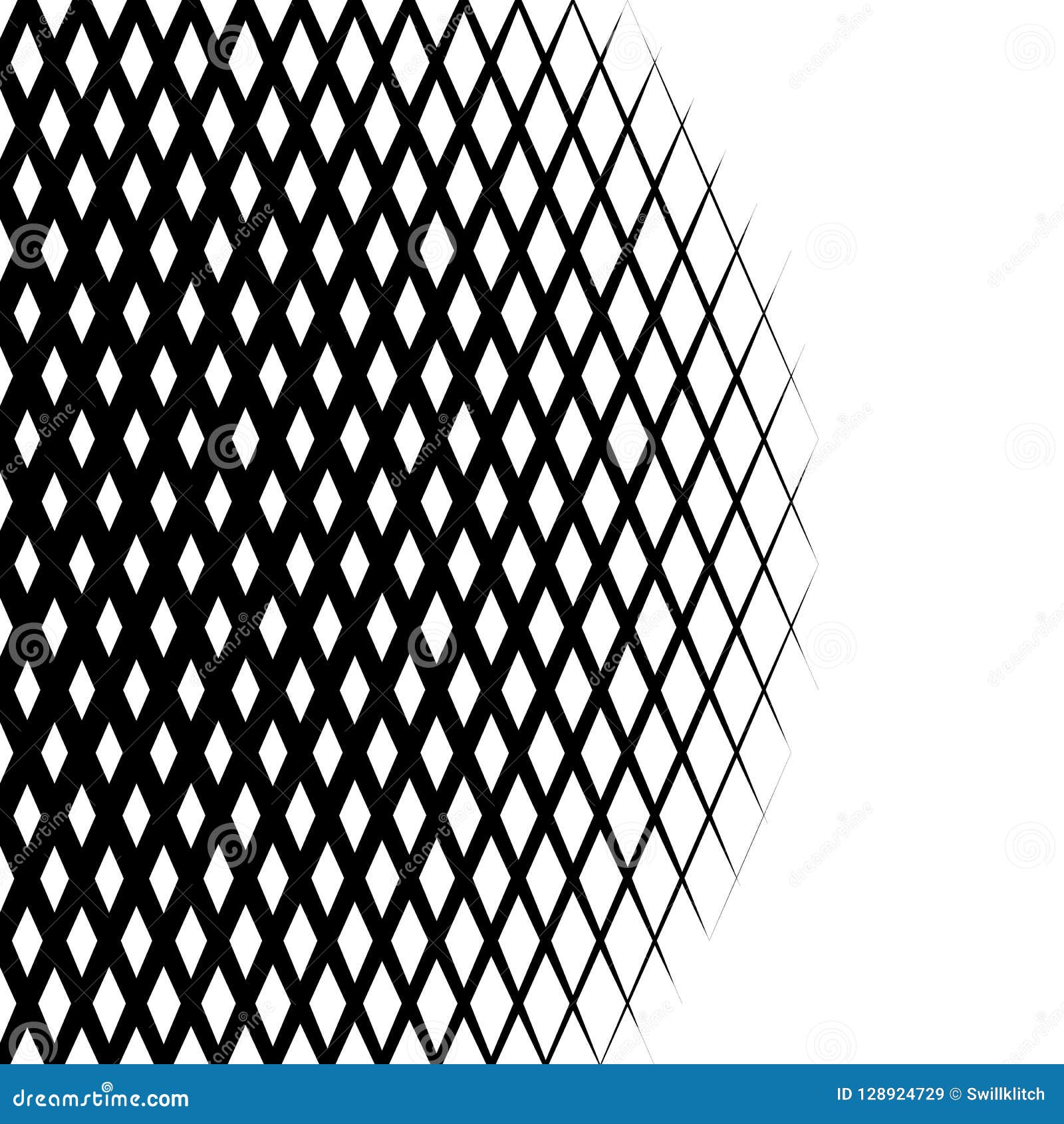 Background with Gradient of Diamond Shaped Cells Grid Stock Vector ...